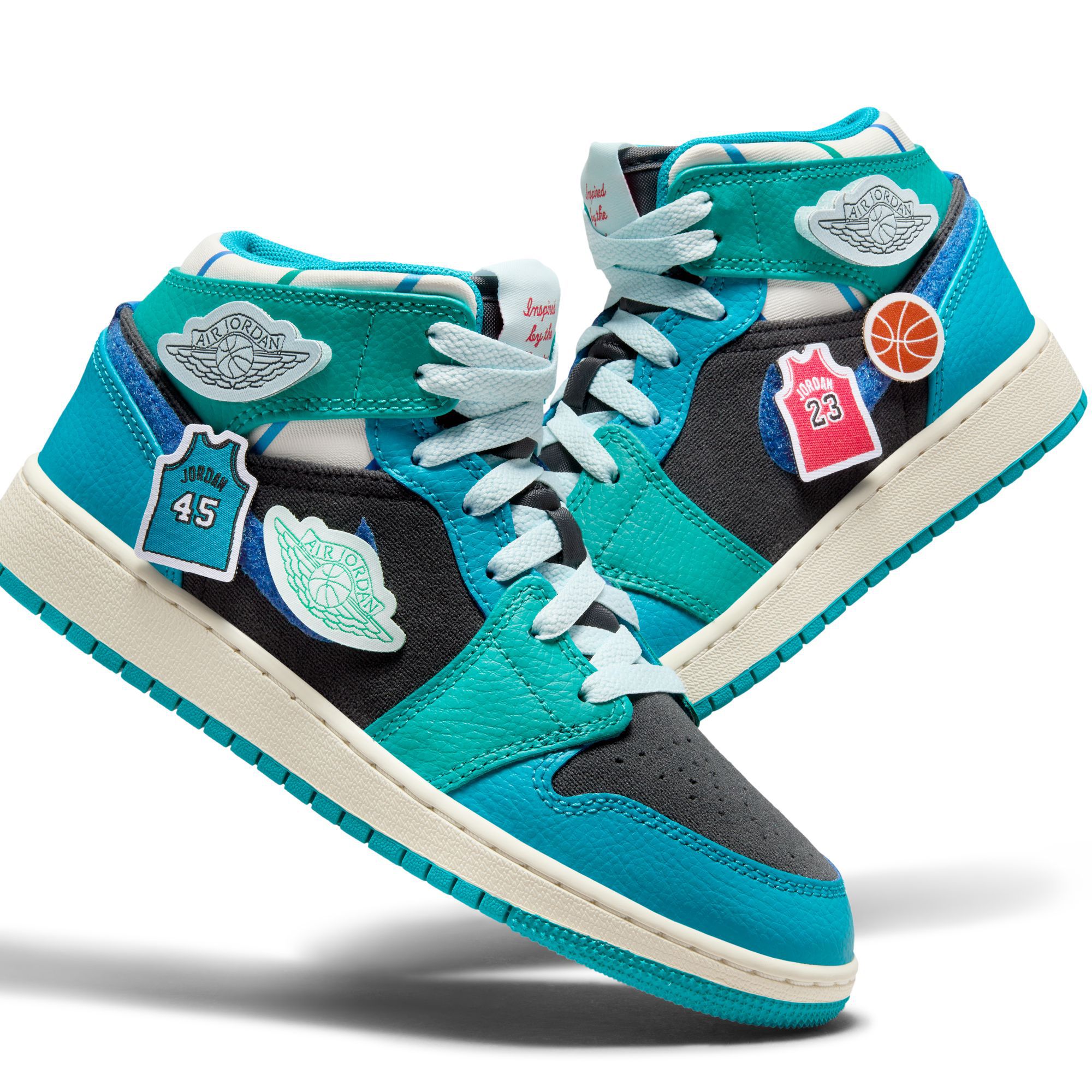 JORDAN Grade School 1 Mid Sneaker School FJ9482 004 - Shiekh