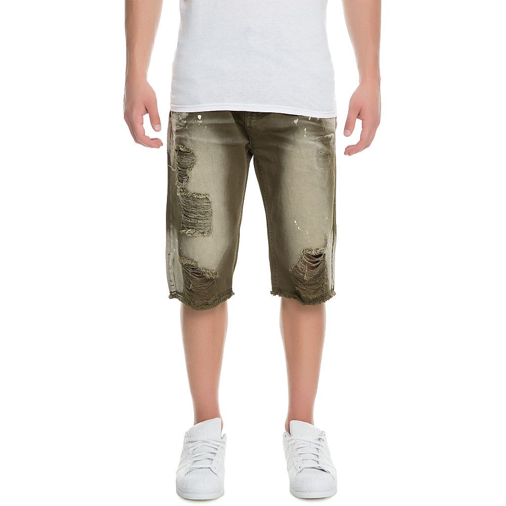 FBRK Twill Rip Shorts JS 7110 OL - Shiekh