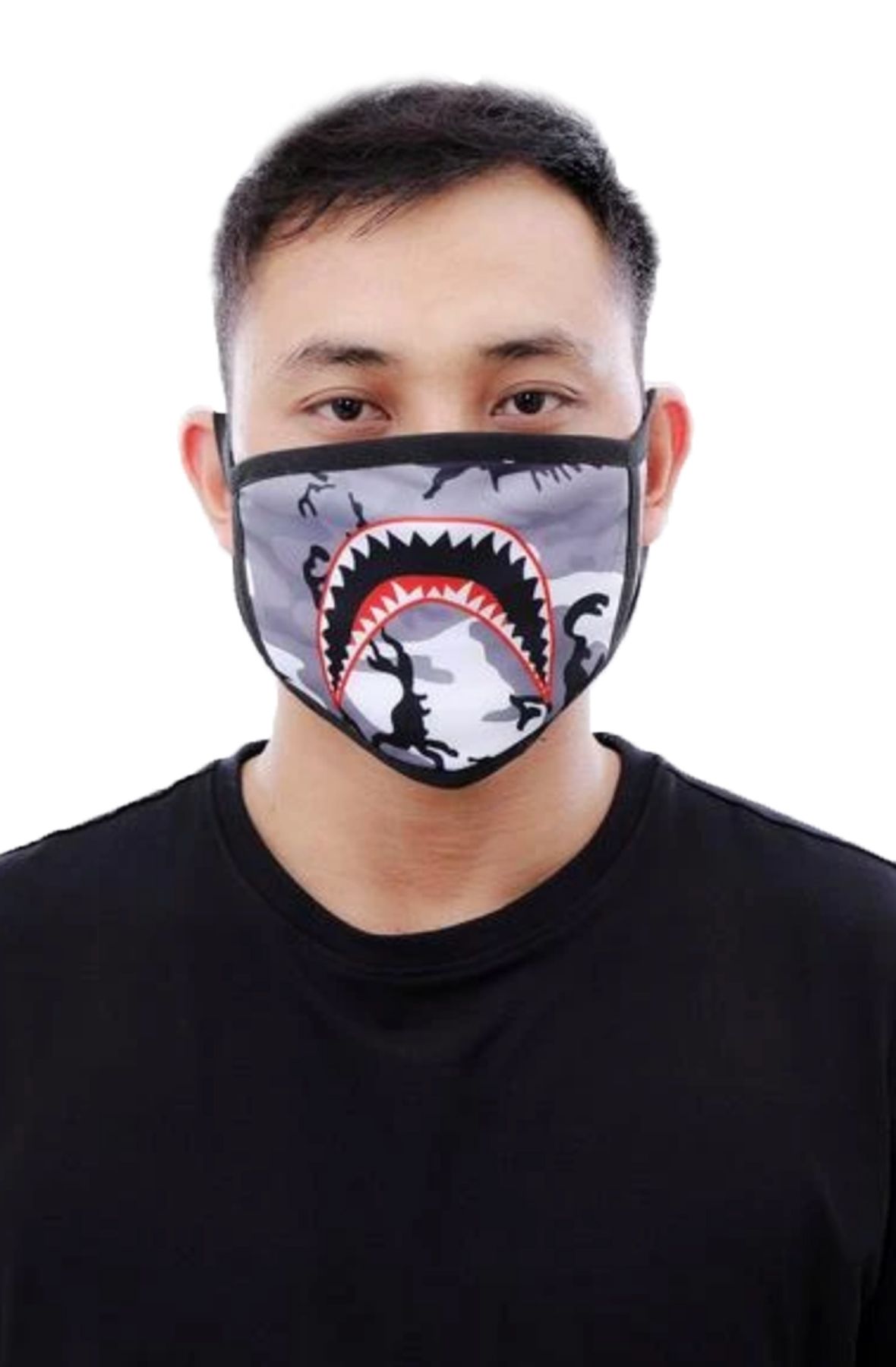 HUDSON Shark Mouth Face Mask E7133263 - Shiekh