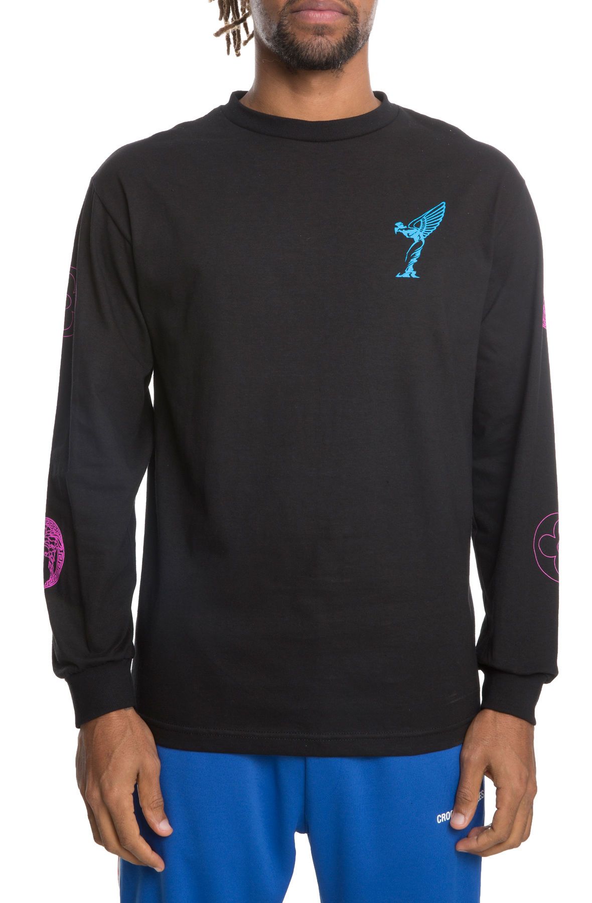 CROOKS & CASTLES The Royal Highness Long Sleeve Tee in I1870705 - Shiekh