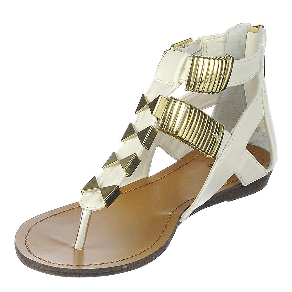 BESTFIT Lory-103 Flat Sandals LORY-103/WHITE - Shiekh