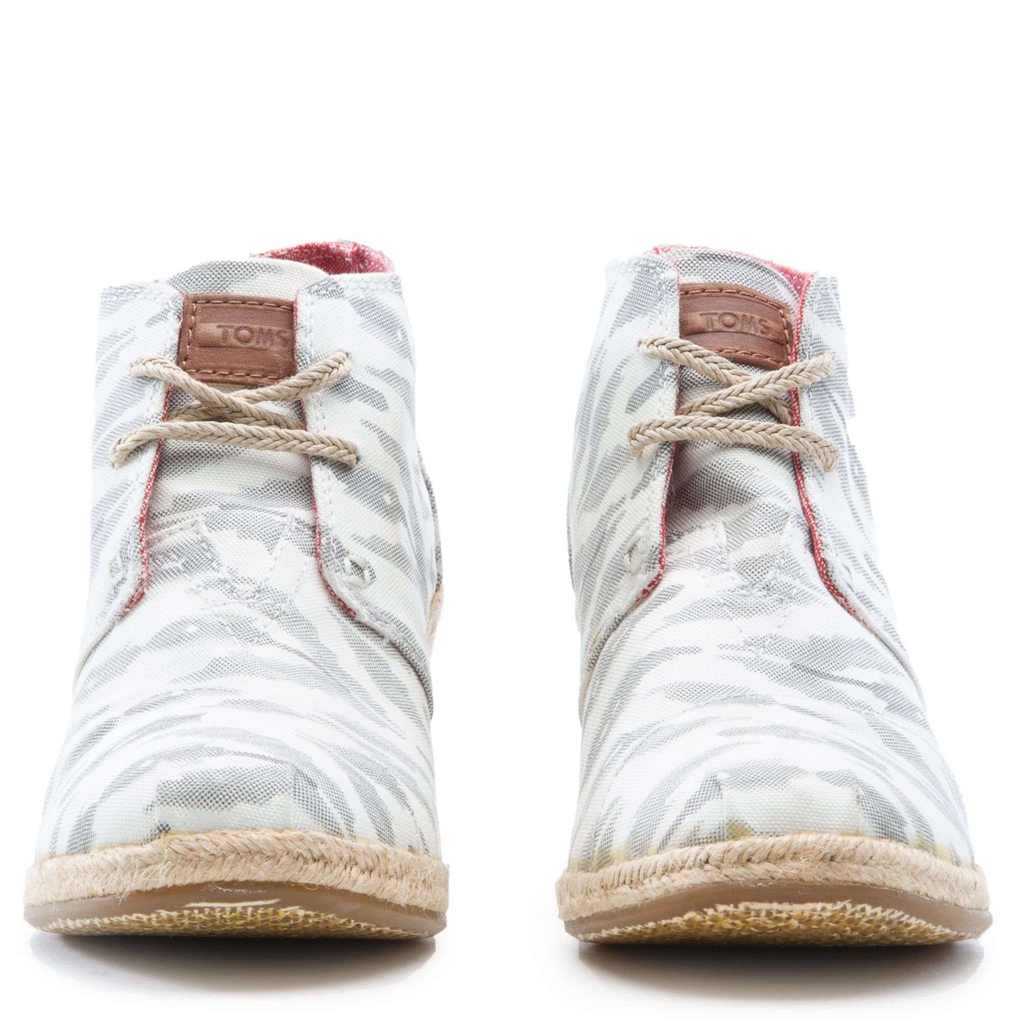 TOMS Ikat Grey Wedge Booties 026026B13 GIKAT - Shiekh
