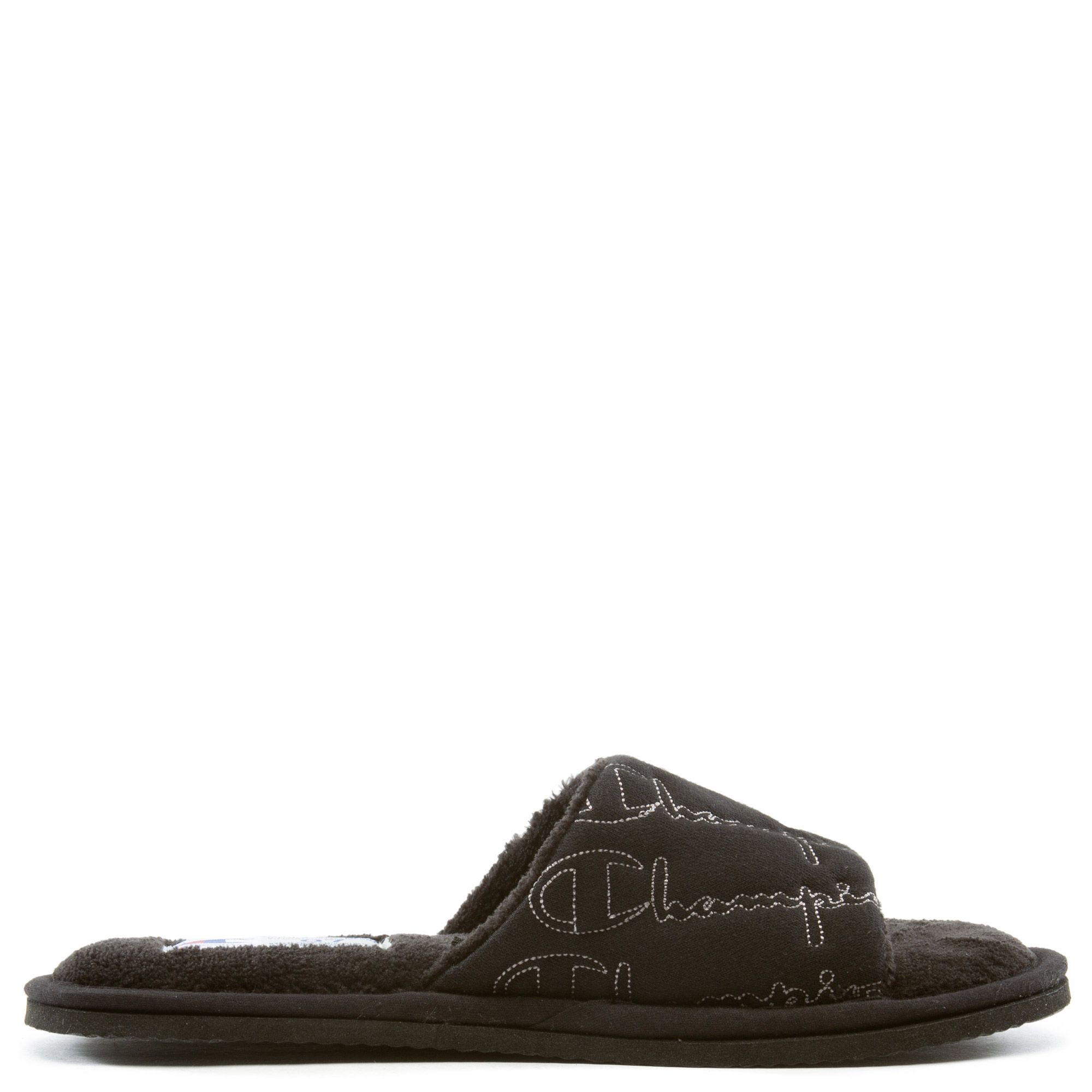 CHAMPION Hotel Slipper OT Slides CP101036WBLK - Shiekh
