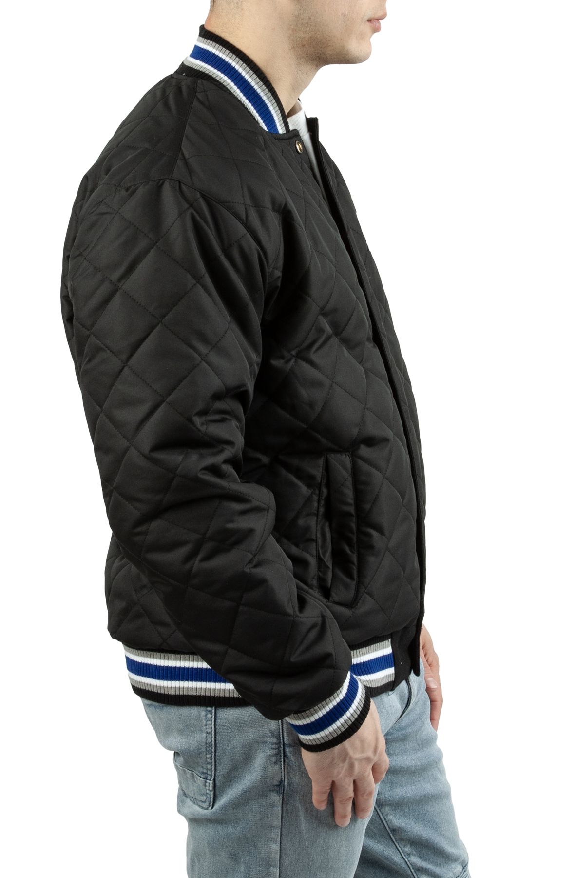 JH DESIGN LA Dodgers Champions Jacket DOD103COM3 BLK - Shiekh