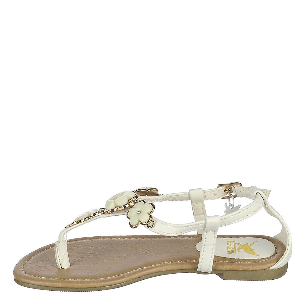 FORTUNE DYNAMICS Medina-2S Flat Sandals FD MEDINA-2S/WHITE - Shiekh