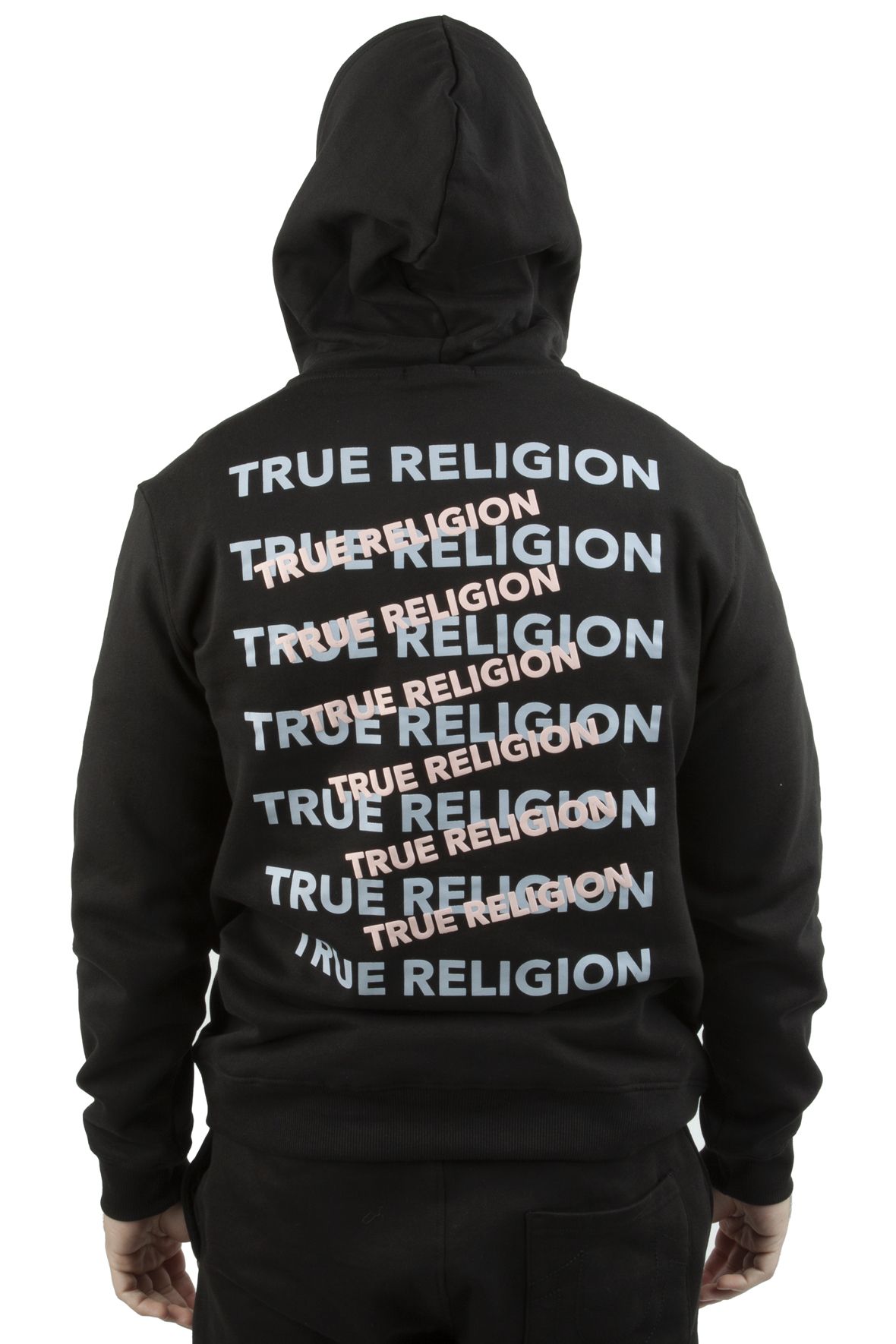 TRUE RELIGION Repeat Pullover Hoodie 106542-1001 - Shiekh