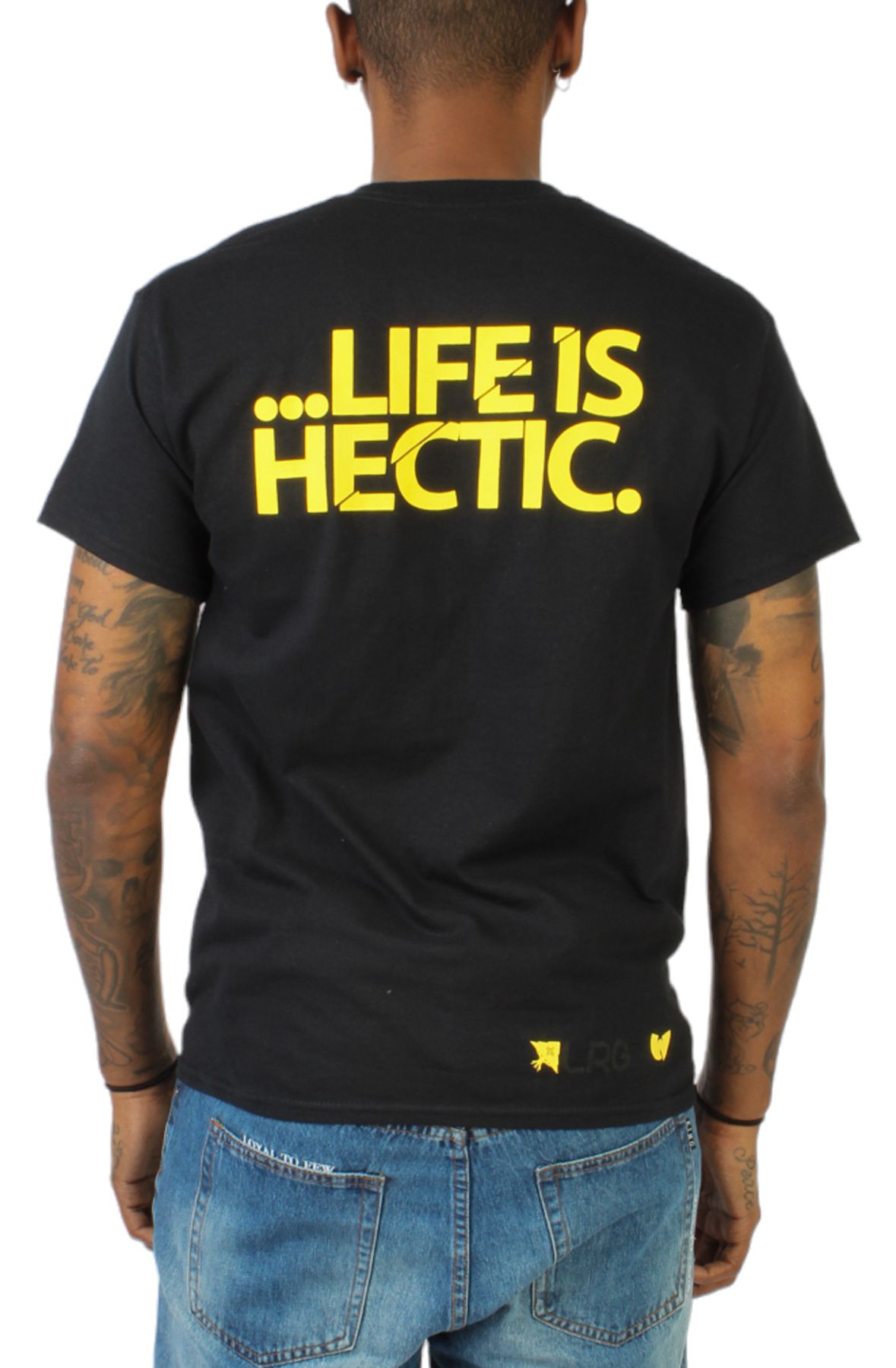 LRG X Wu-Tang Life Is Hectic T-Shirt L35TMSCXX-BL30 - Shiekh