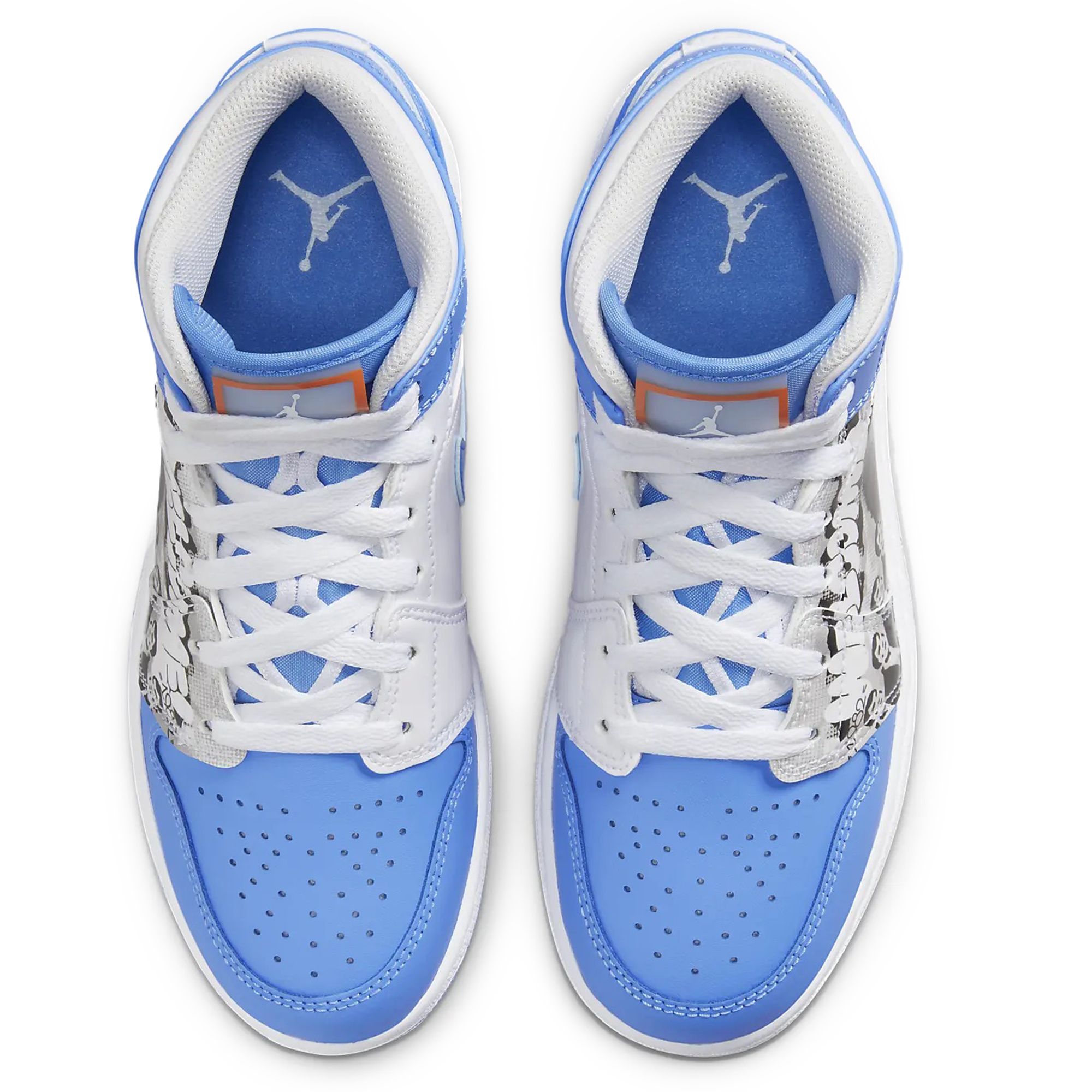 JORDAN (PS) 1 Mid Sneaker School DR6493 100 - Shiekh
