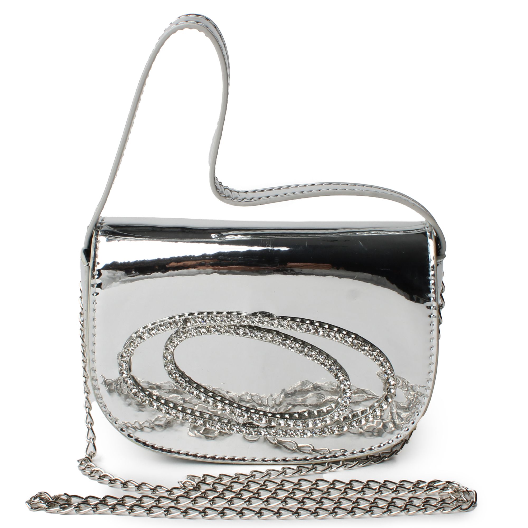 H&D ACCESSORIES, INC Crossbody Chain Purse HPC5844-SL - Shiekh