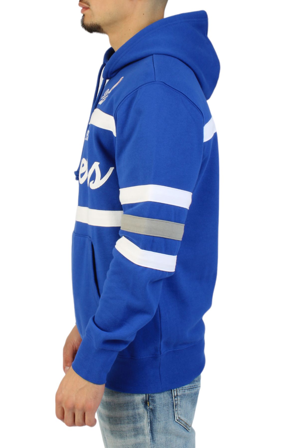 MITCHELL AND NESS Los Angeles Dodger Coach Hoodie FPHD6293-LADYYPPPROYA ...