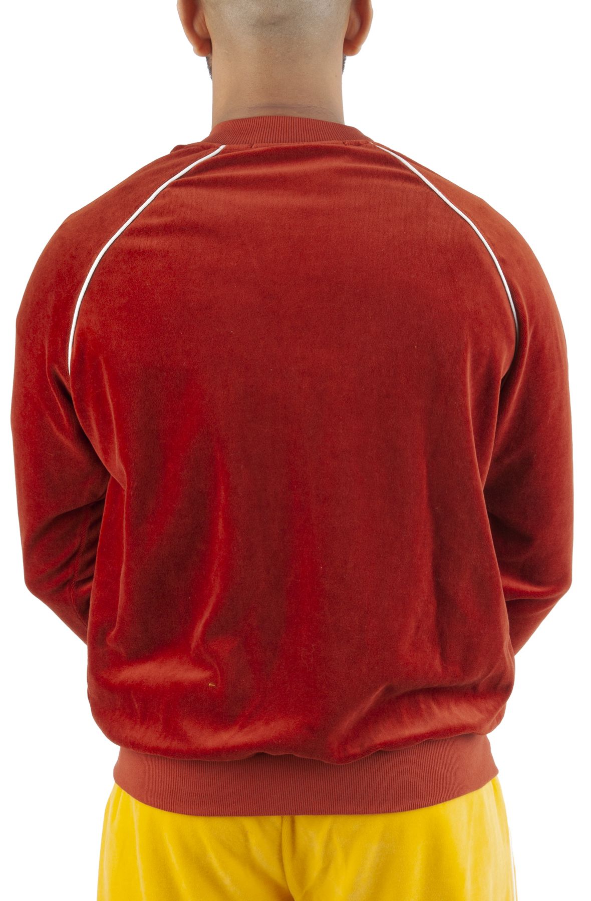 VISITOR OF EARTH Visitor Velour Zip Jacket VOEJCKT005-BURNT - Shiekh