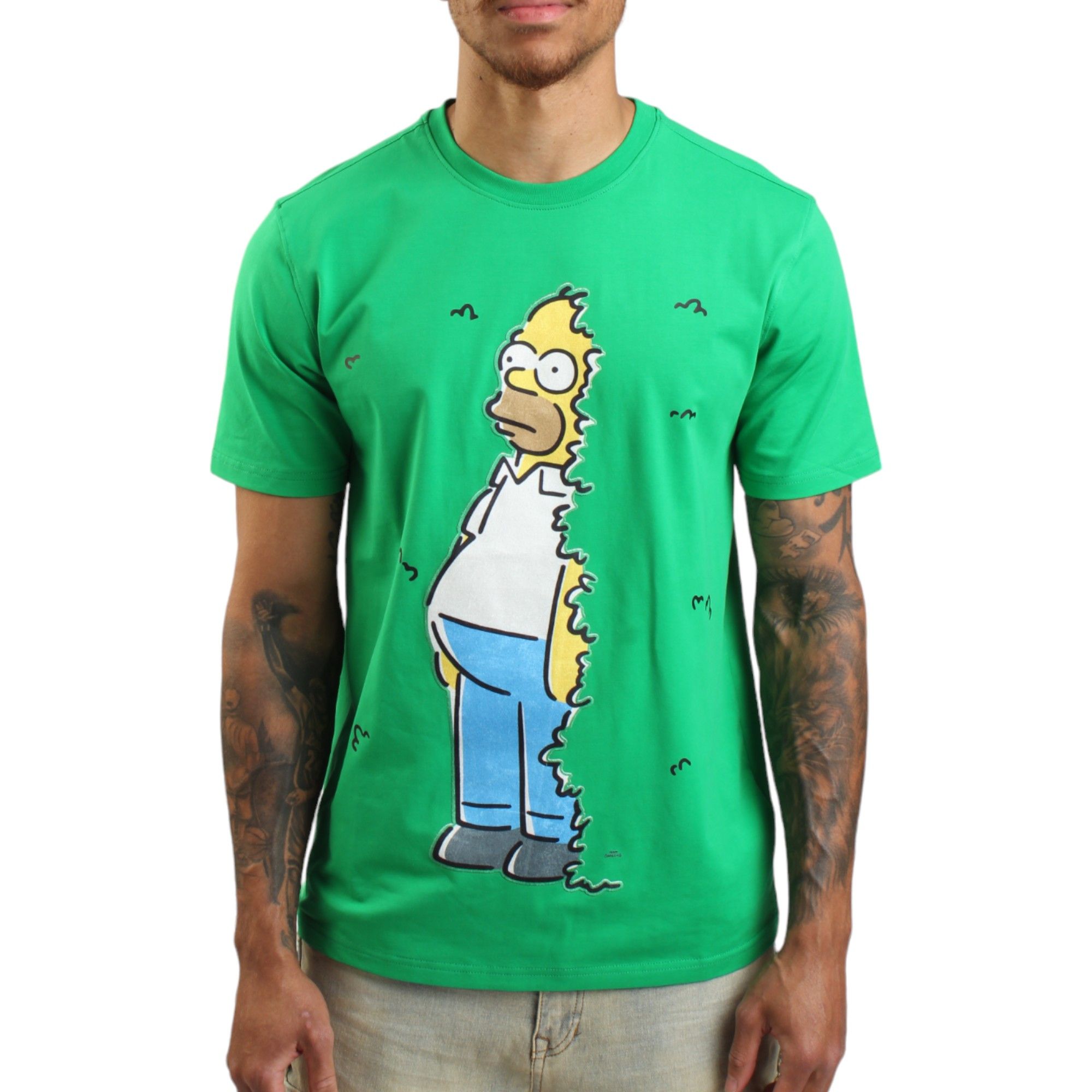 MAXIMA Homer Hiding T-Shirt FM10374-KGR - Shiekh
