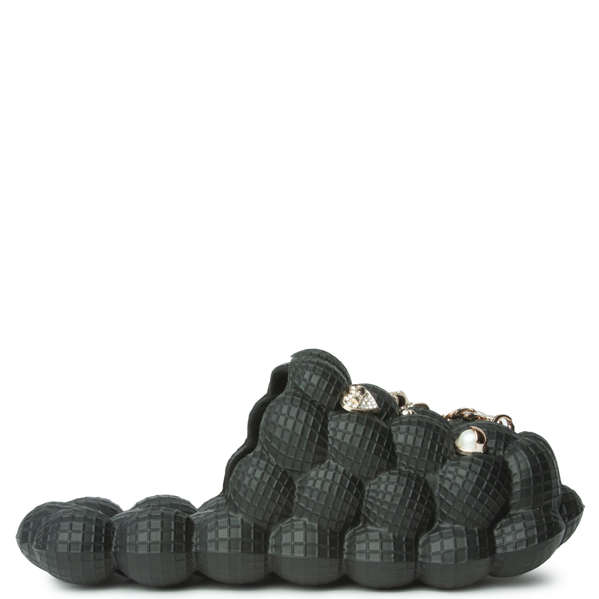SHIEKH Jelly Bubble Sandal VALENCIA-005-BLK - Shiekh