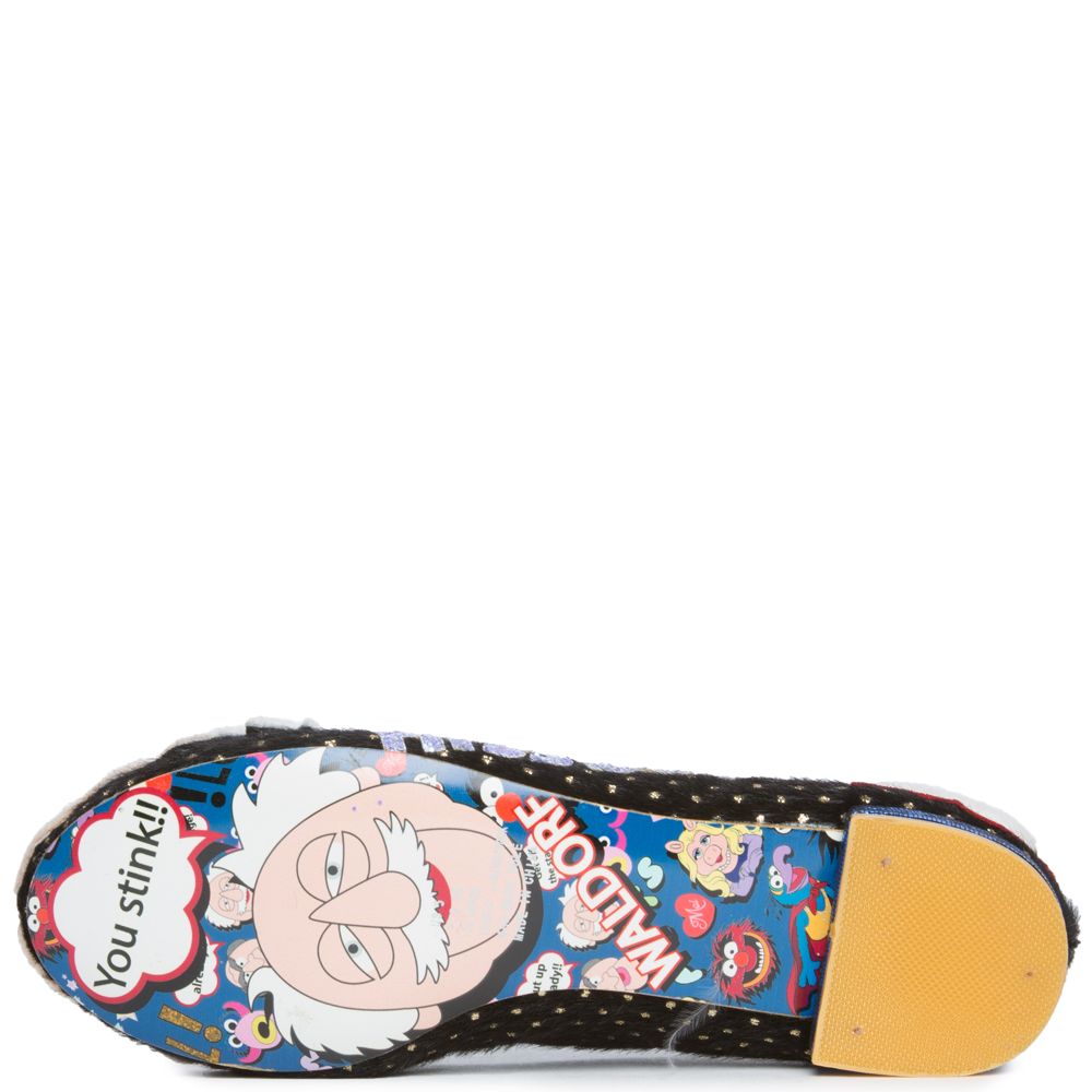 IRREGULAR CHOICE The Muppets x Irregular Choice Boo! Hiss! Flat 4329 ...