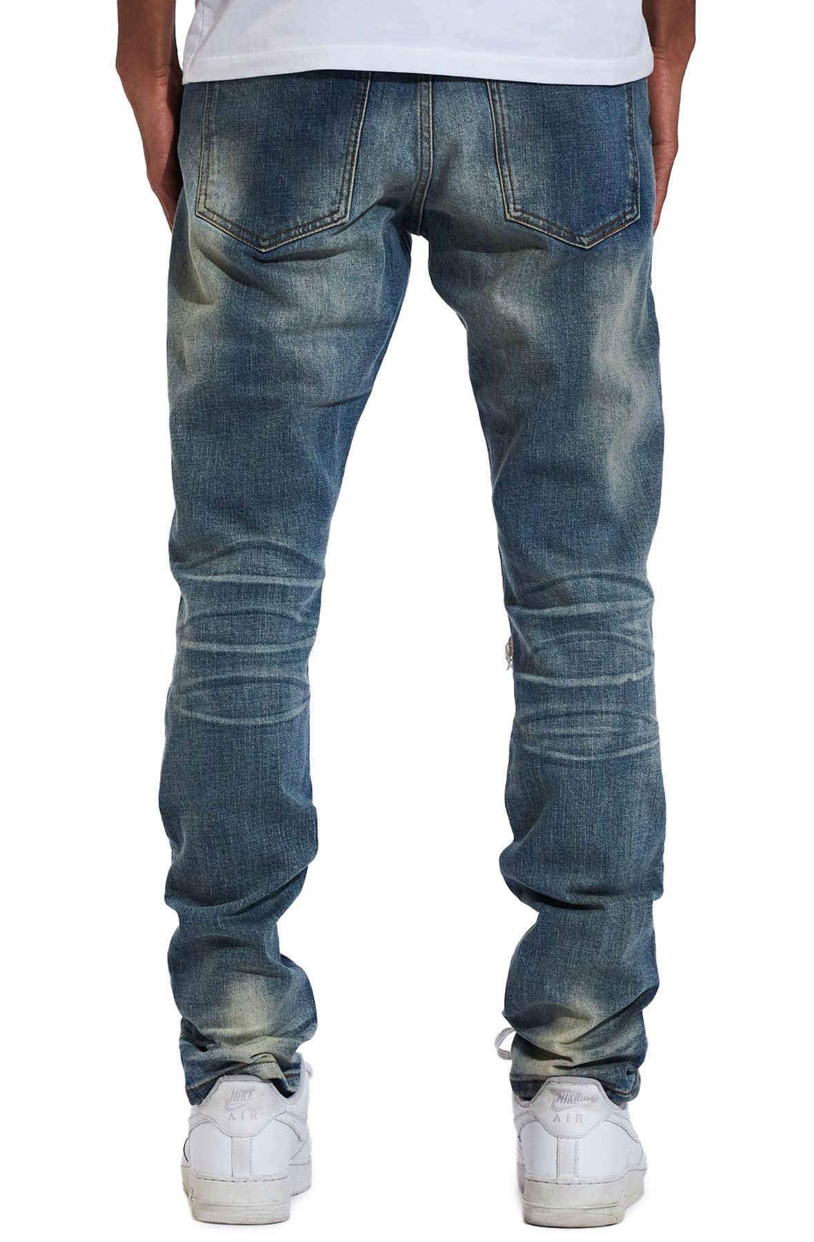 CRYSP DENIM Site Ripped Slashed Jeans CRYSPHOL21-14 - Shiekh
