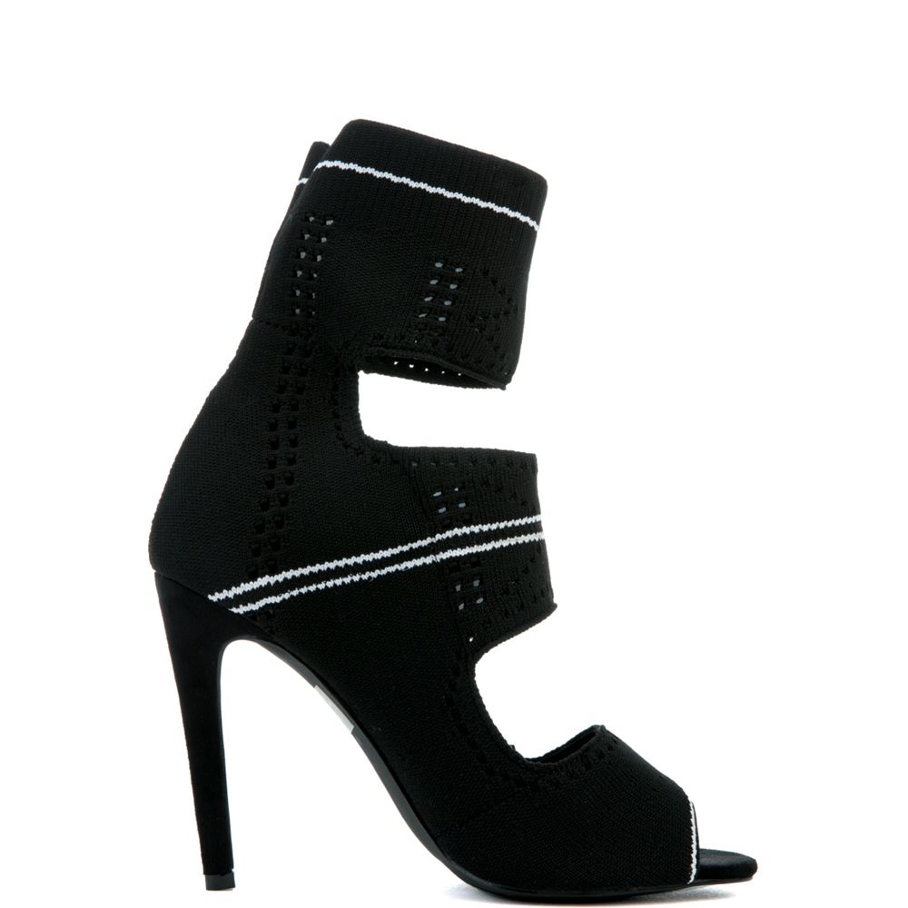 CAPE ROBBIN Lola-14 High Heel LOLA-14/BLACK - Shiekh