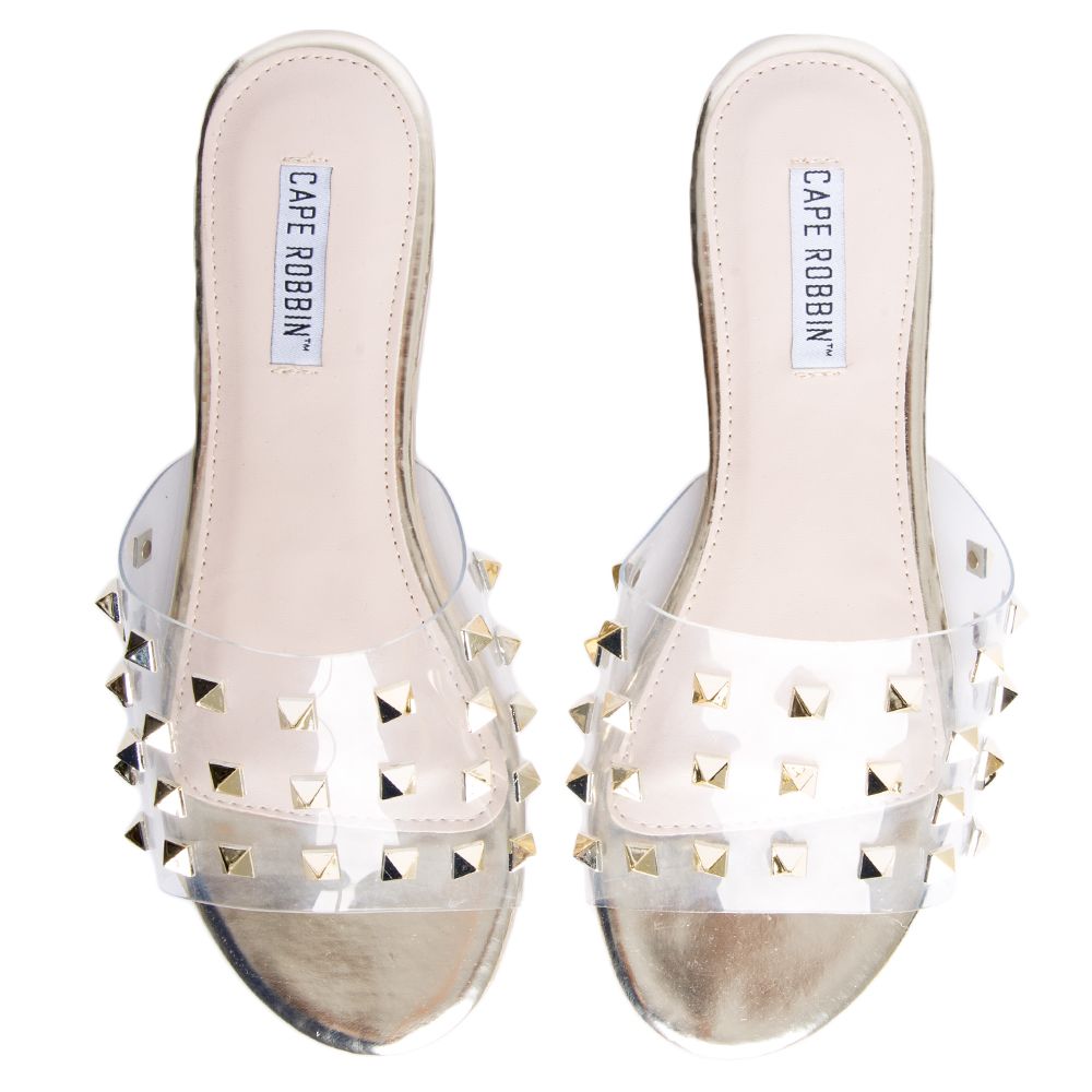CAPE ROBBIN Sadie-1 Slides SADIE-1/GOLD - Shiekh
