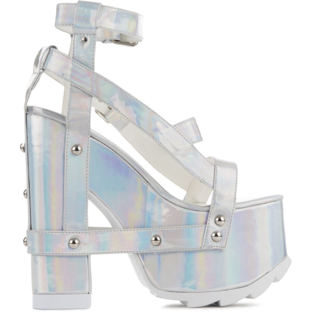 YRU Y.R.U. for Women: Nightcall Platform Heels NIGHTCALL HOLO - Shiekh