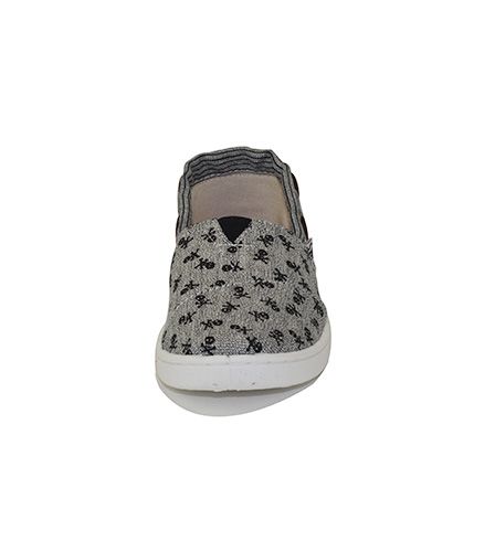 TOMS Toms for Kids: Bimini Gray Chambray Skulls 10006591 - Shiekh