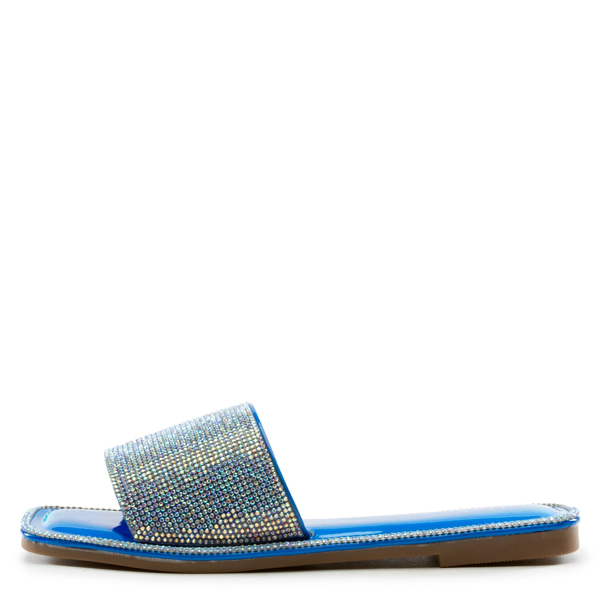 H2K TRADING Summer Rhinestone Sandals SUMMER-BLU - Shiekh