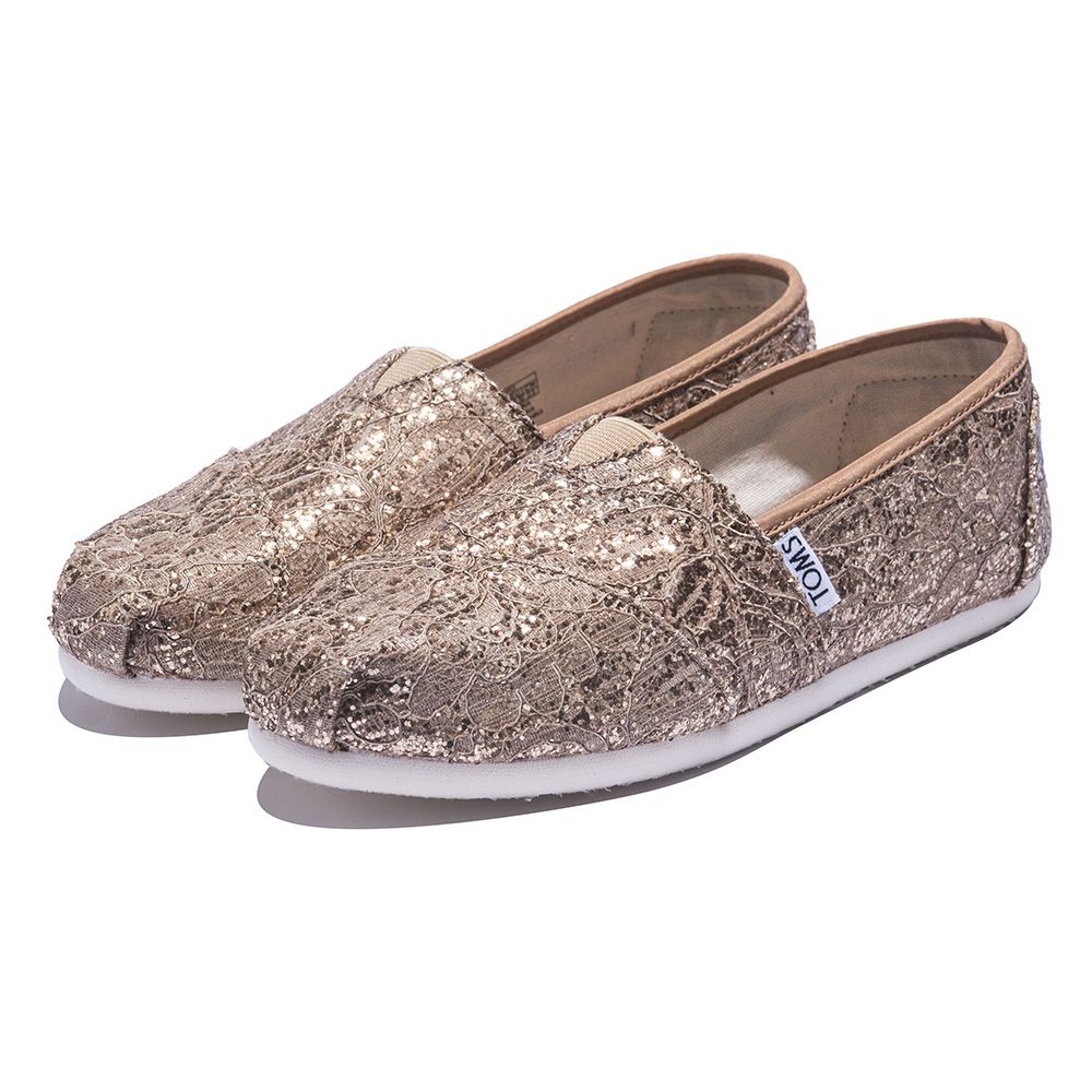 TOMS Toms for Women: Classic Lace Glitz Flat 10006149 - Shiekh