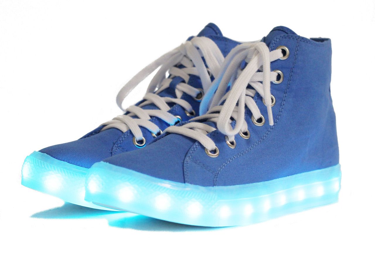 BESTFIT Jordan06 High-Top LED Sneaker JORDAN06W/BLU - Shiekh
