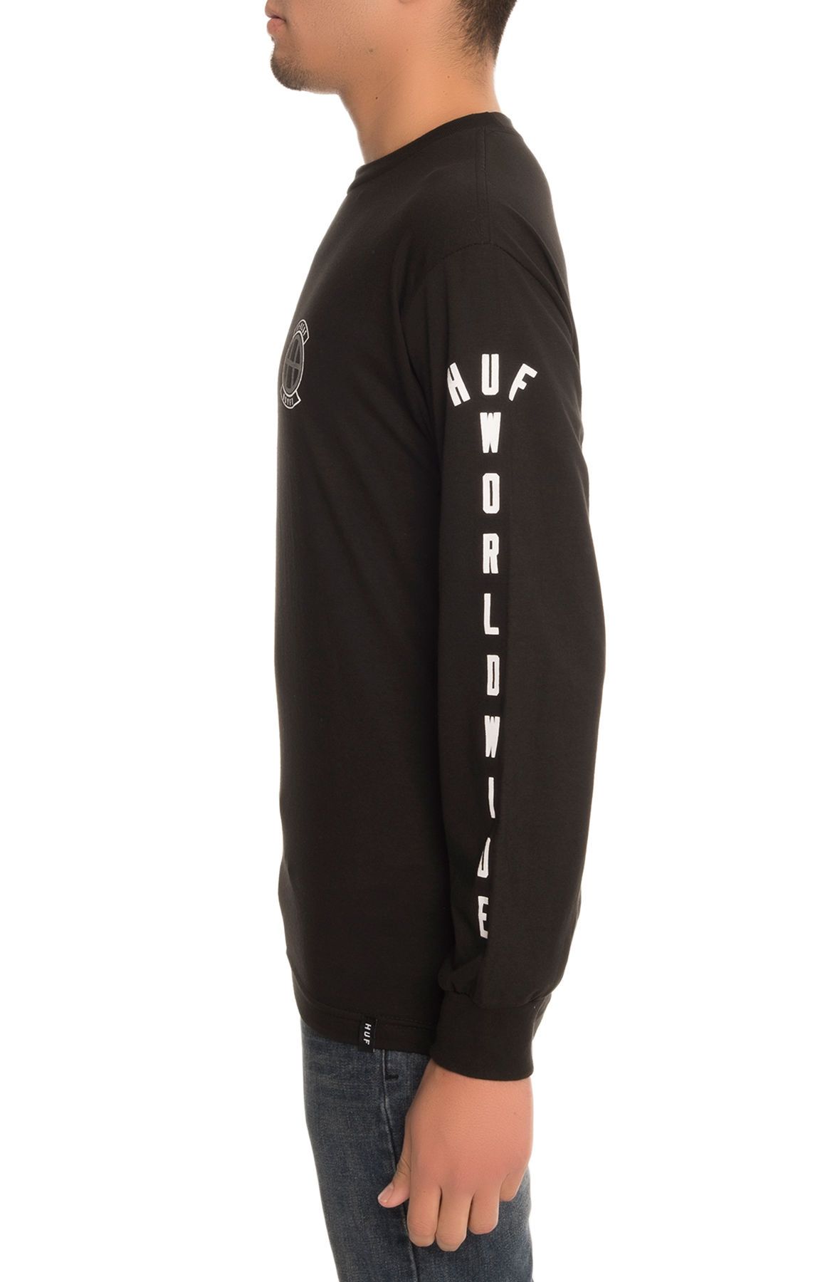 HUF The Noyfb LS Tee in TS64020-BLK - Shiekh