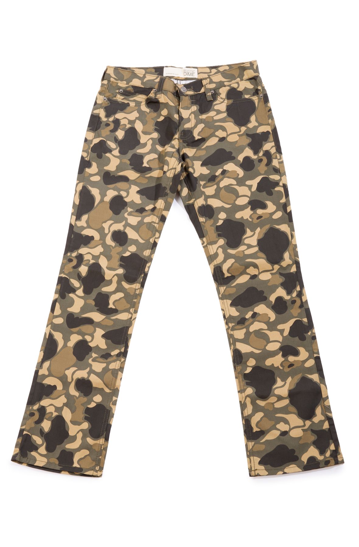 RUSTIC DIME Le Camo Slim Fit Denim DS210BC BUBB - Shiekh