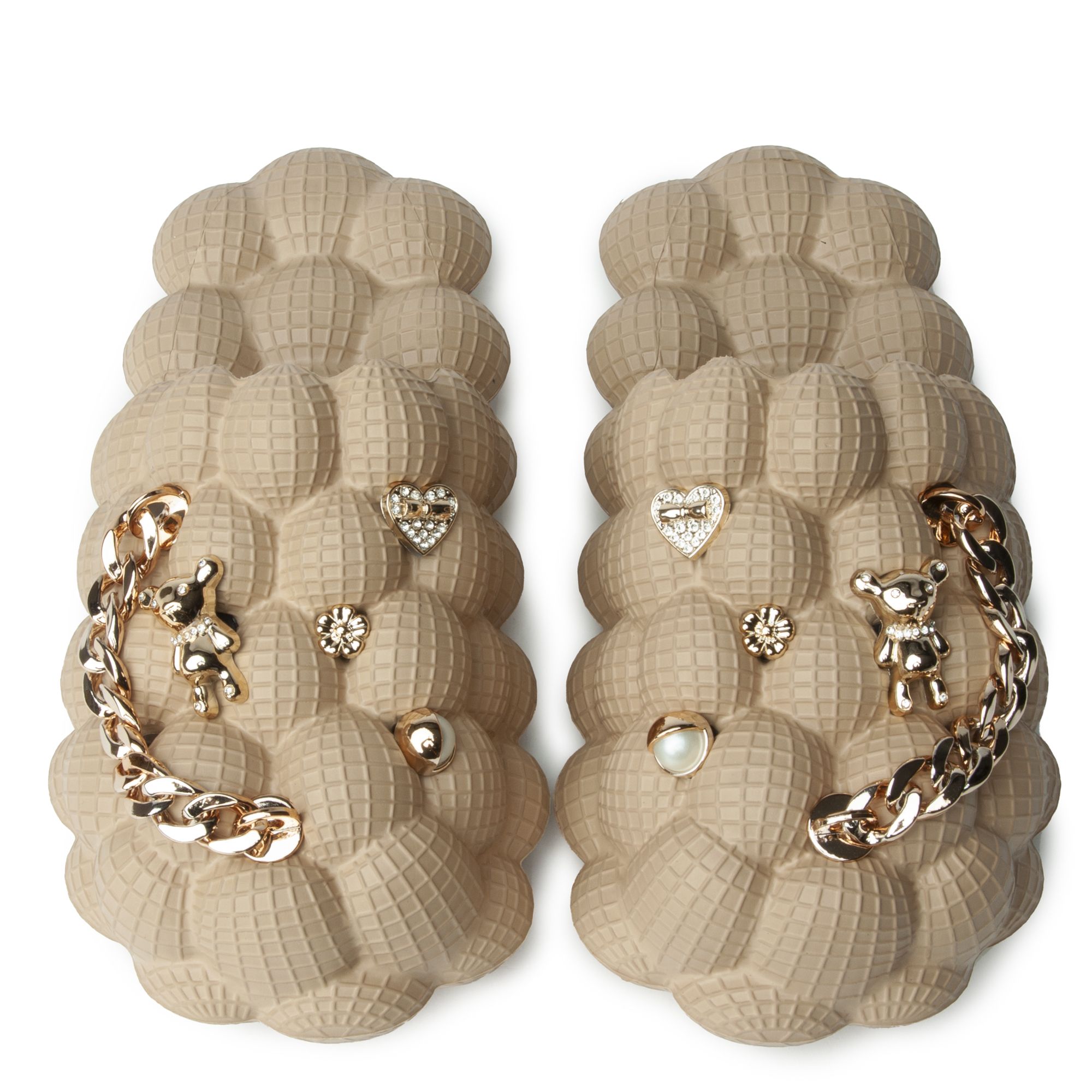 SHIEKH Jelly Bubble Sandal VALENCIA-005-BEI - Shiekh
