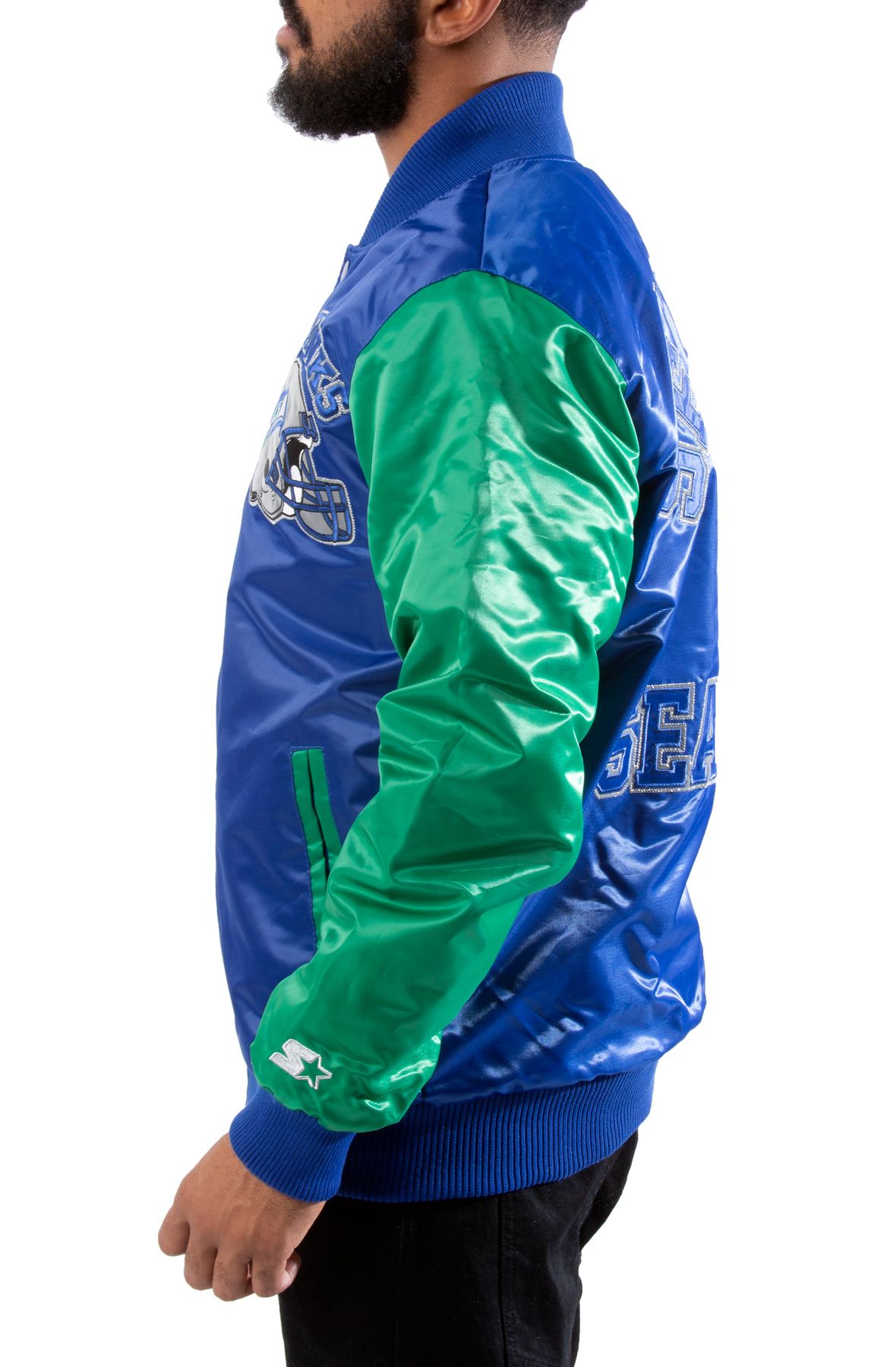 STARTER Seattle SeaHawks NFL Jacket LS1L0450-SSE - Shiekh