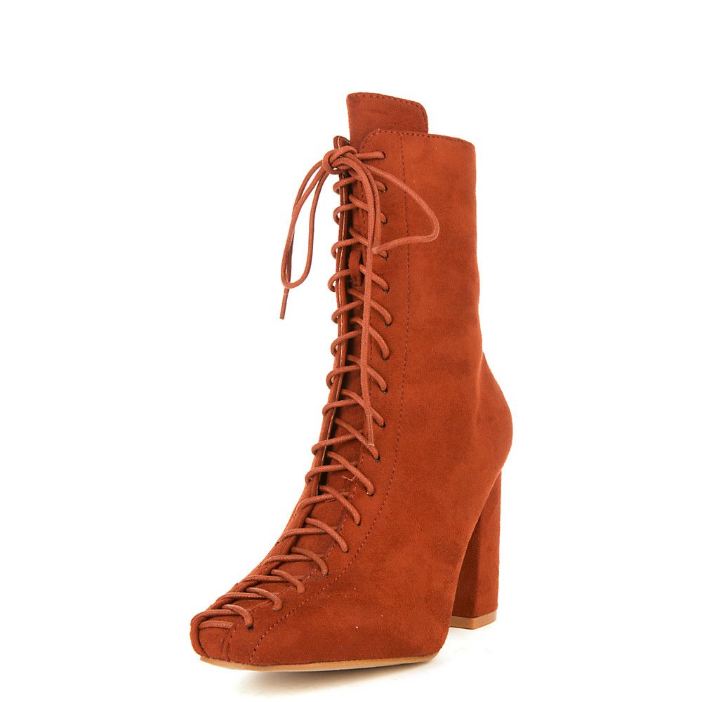 CAPE ROBBIN Women's Betisa-6 High Heel Ankle Boot BETISA-6/RUST - Shiekh
