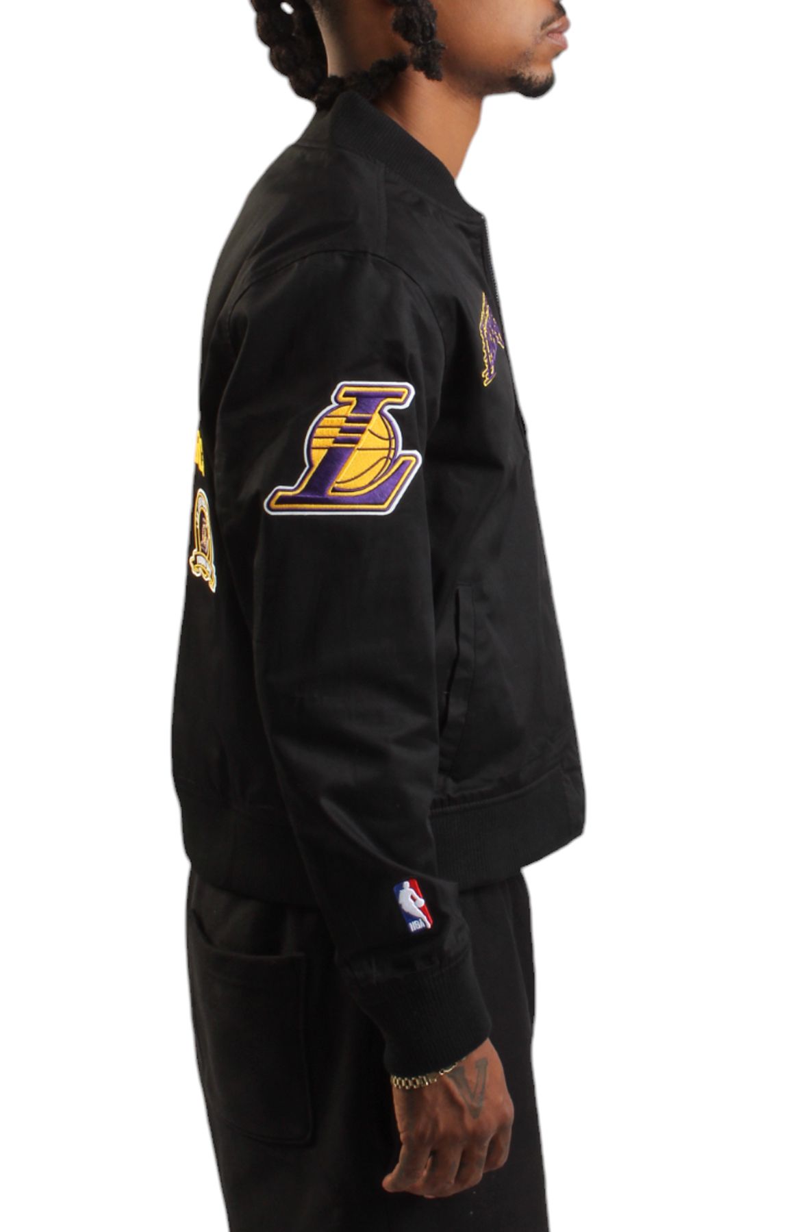 PRO STANDARD NBA Los Angeles Lakers Area Code Jacket BLLU515706-BLK ...