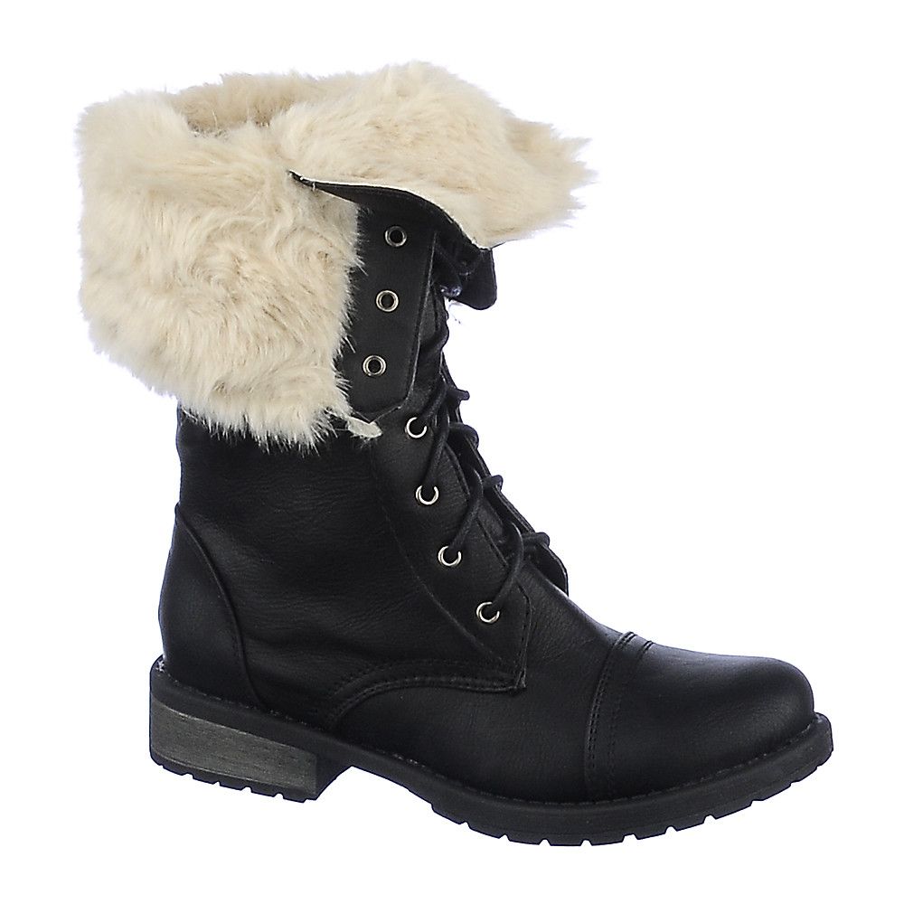 SHIEKH Combat Boot Pk-05 PK-FUR BLK - Shiekh