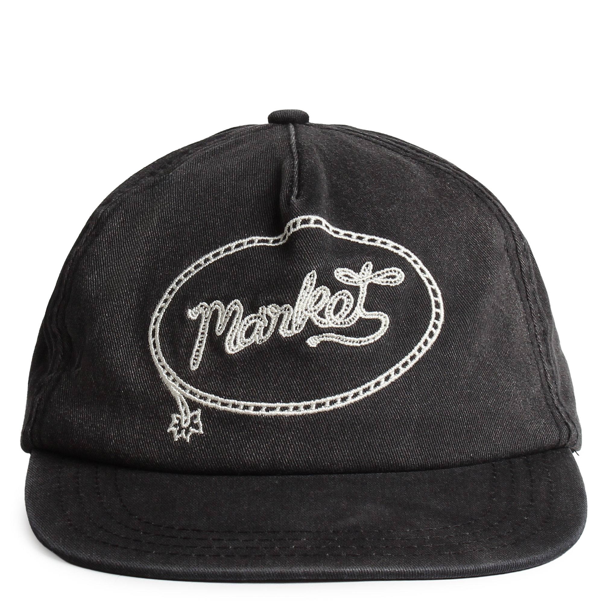 MARKET MARKET LASSO LOCKUP 5-PANEL HAT MKT25FW-HT0060BLK - Shiekh