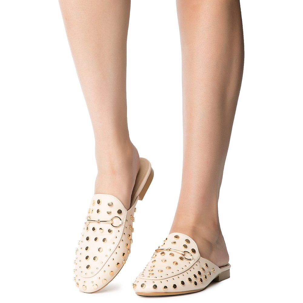 PAZZLE Kandi-05 Flat KANDI-05/BEIGE - Shiekh