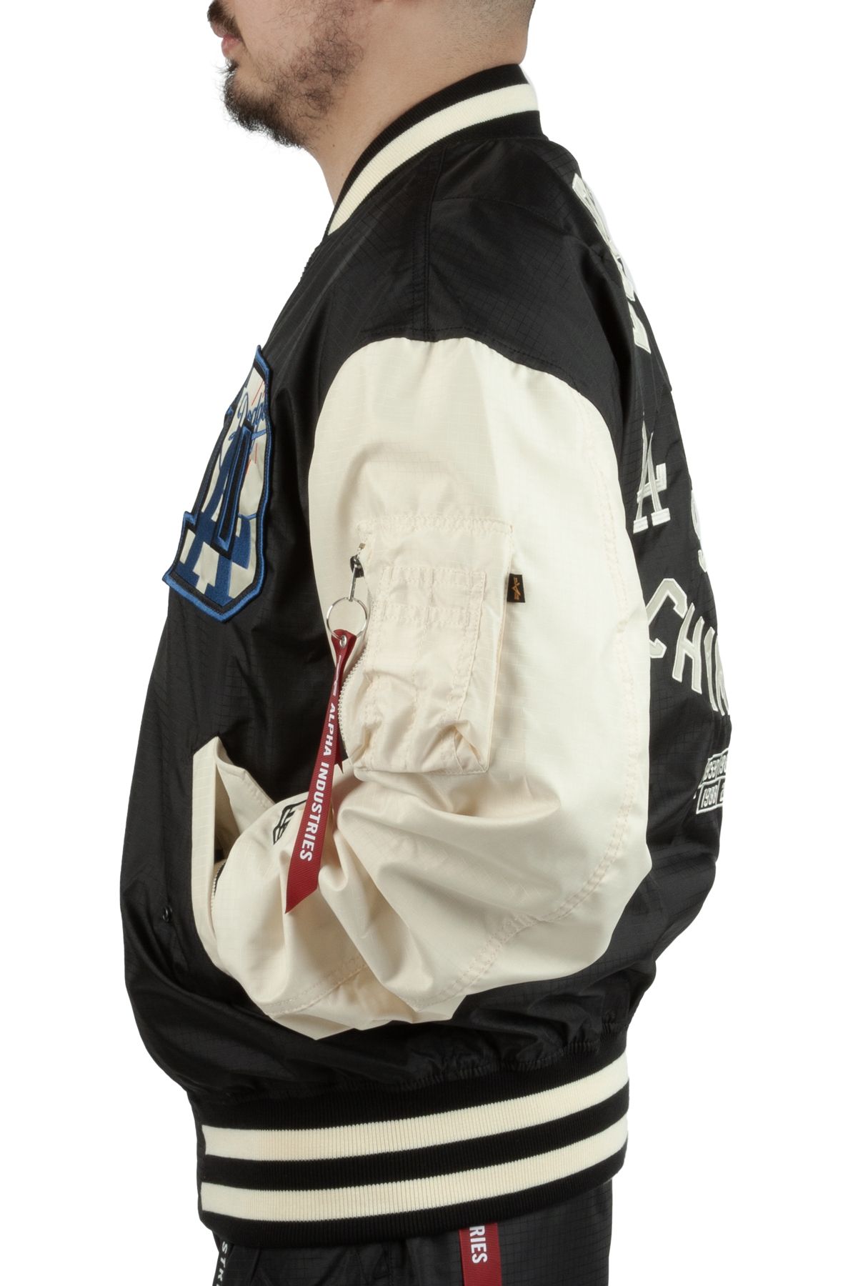 NEW ERA CAPS Dodgers Alpha Bomber Jacket 60333836 - Shiekh