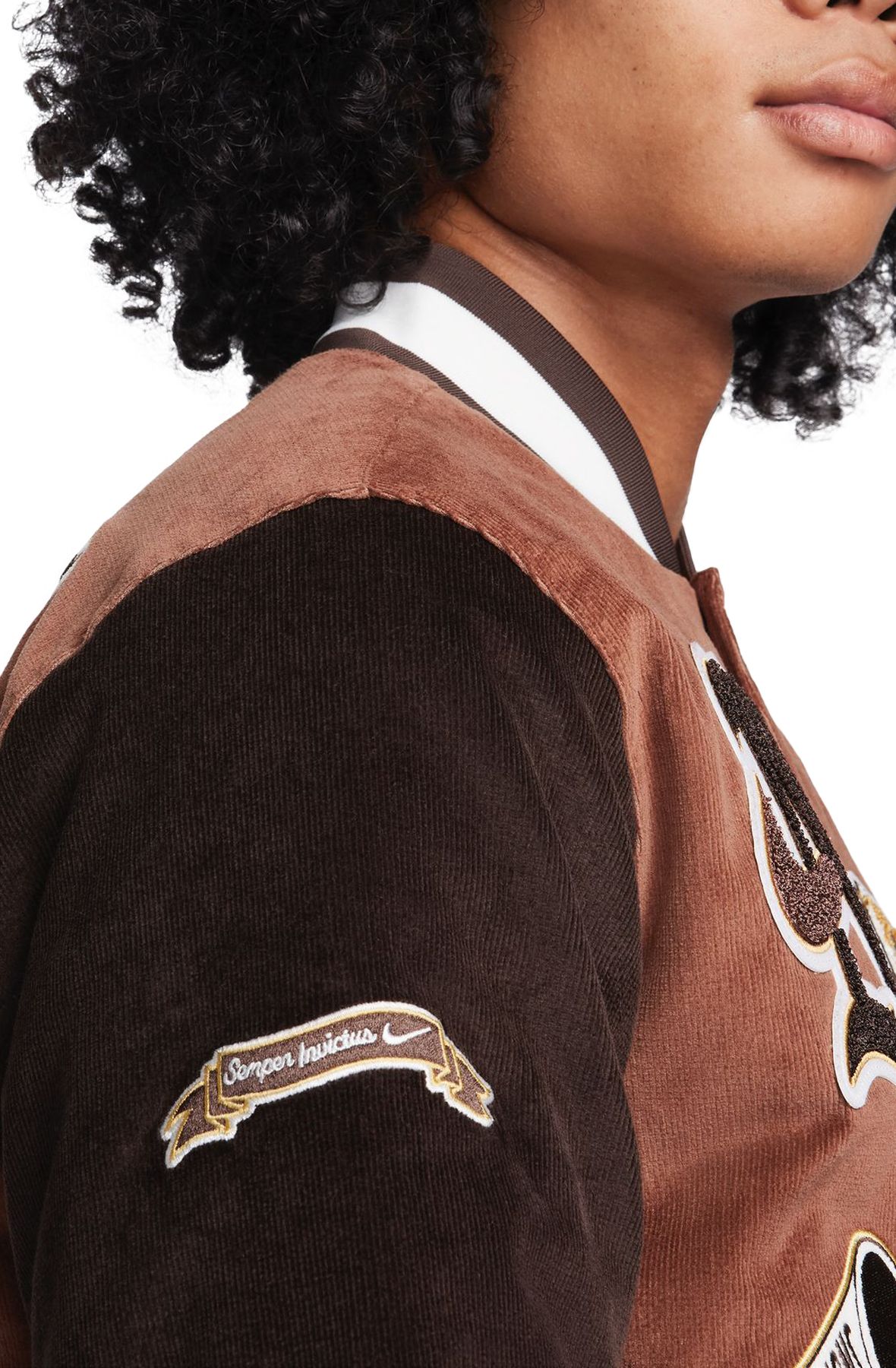 NIKE Sportswear Corduroy Bomber Jacket FQ6159 256 - Shiekh