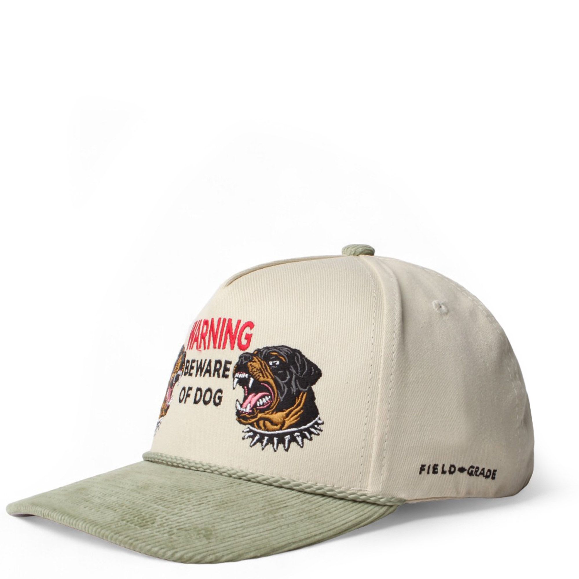 FIELD GRADE Beware of Dog Snapback Hat 1004739 - Shiekh