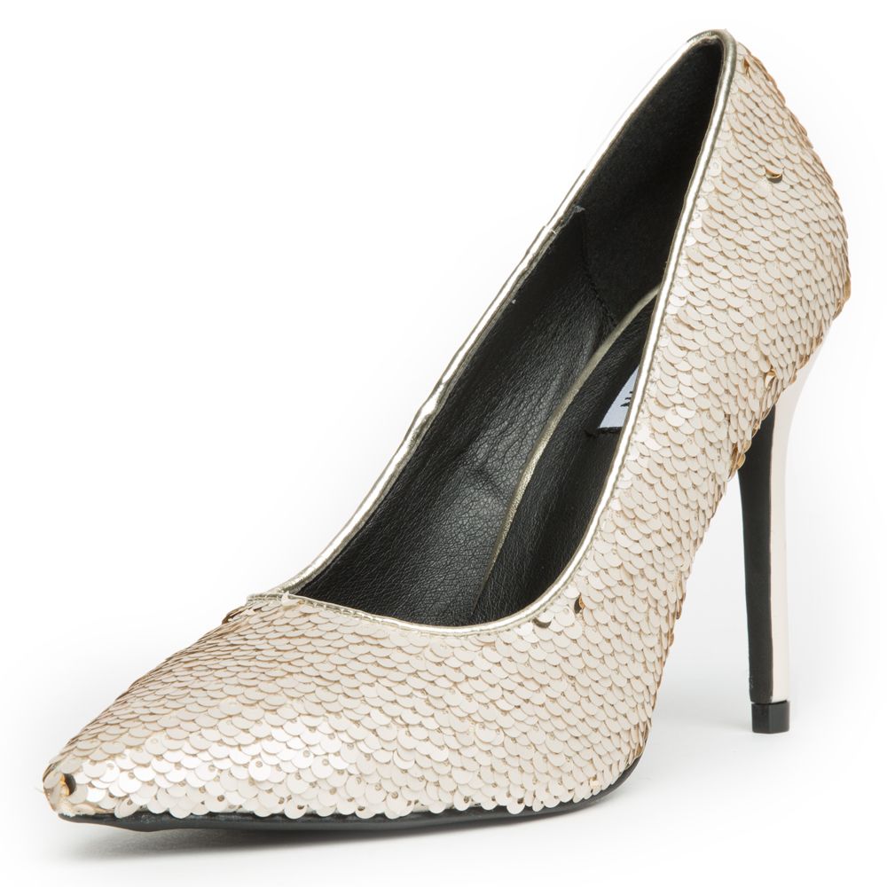 CAPE ROBBIN Kitana-45 Sequence High Heel KITANA-45/CHAMP - Shiekh