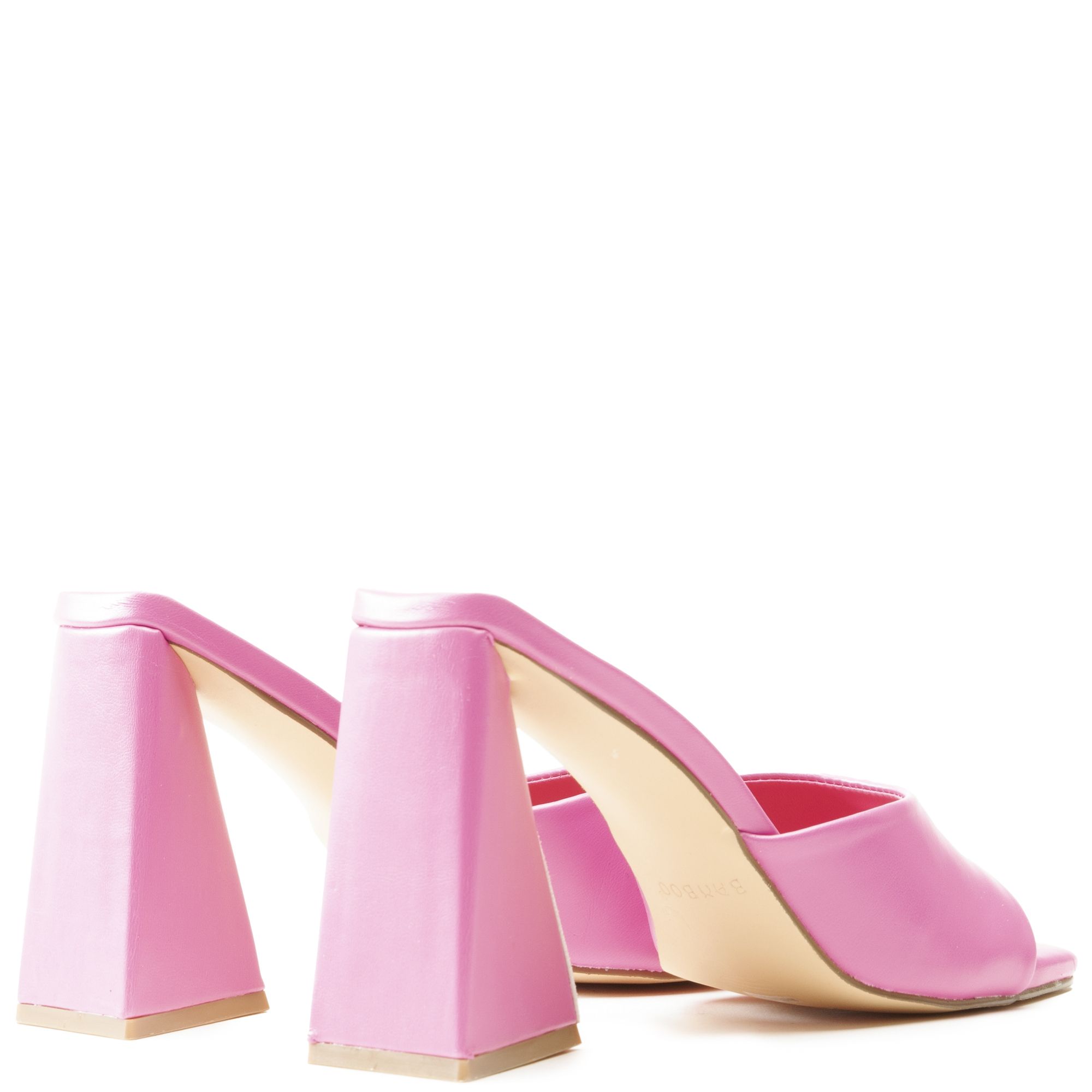 BAMBOO JPM Premiere-01 Triangle High Heel JPM PREMIERE-01-HPKSPU - Shiekh