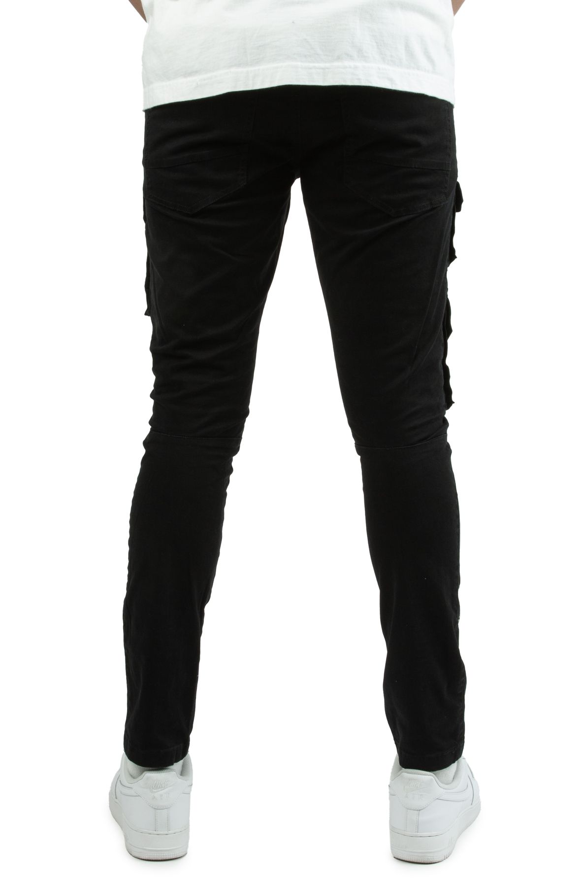 SMOKE RISE Utility Cargo Jean V4 JP23124SKZ-BLK - Shiekh