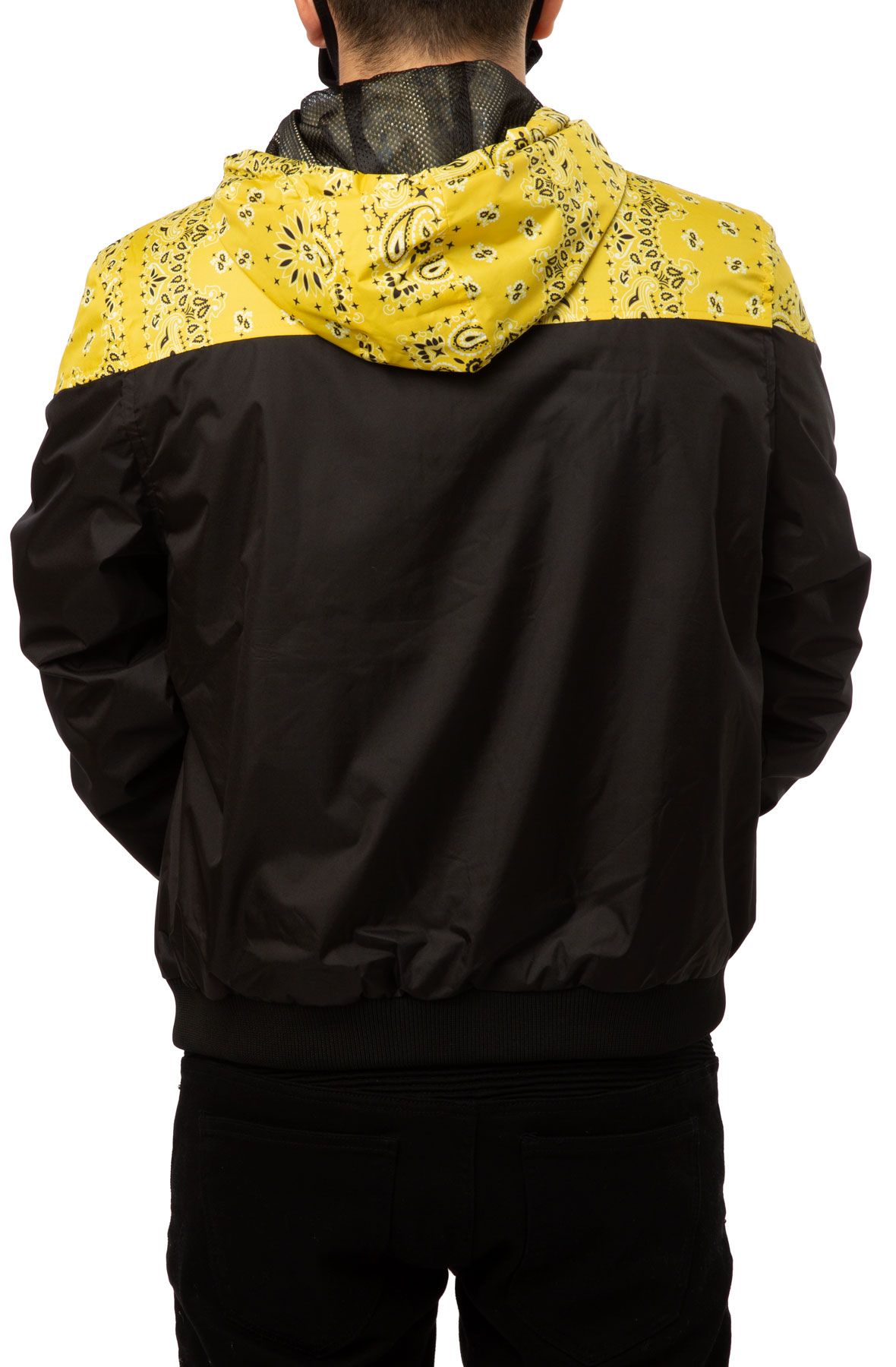 FBRK Paisley Windbreaker XL01001-BLK - Shiekh