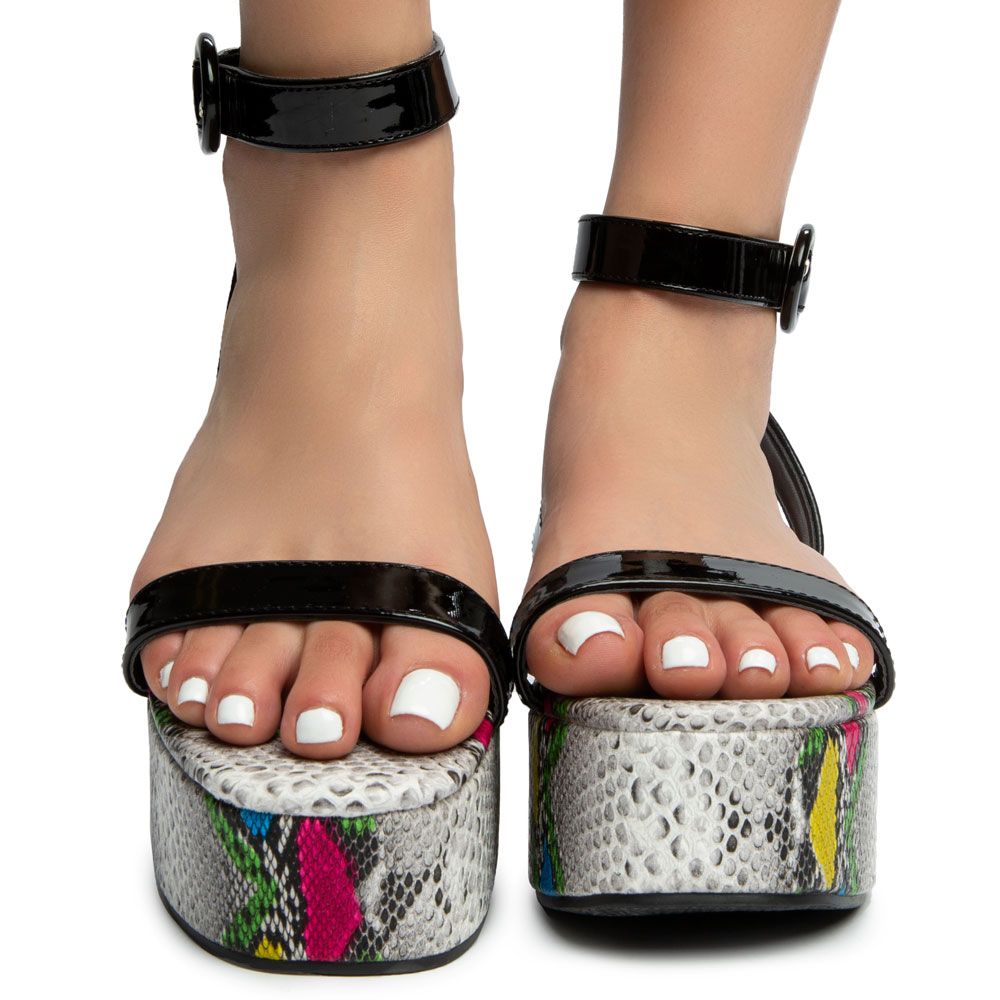 LILIANA RASHA-31 TWO STRAP PLATFORM SANDALS RASHA-31-MUSN - Shiekh