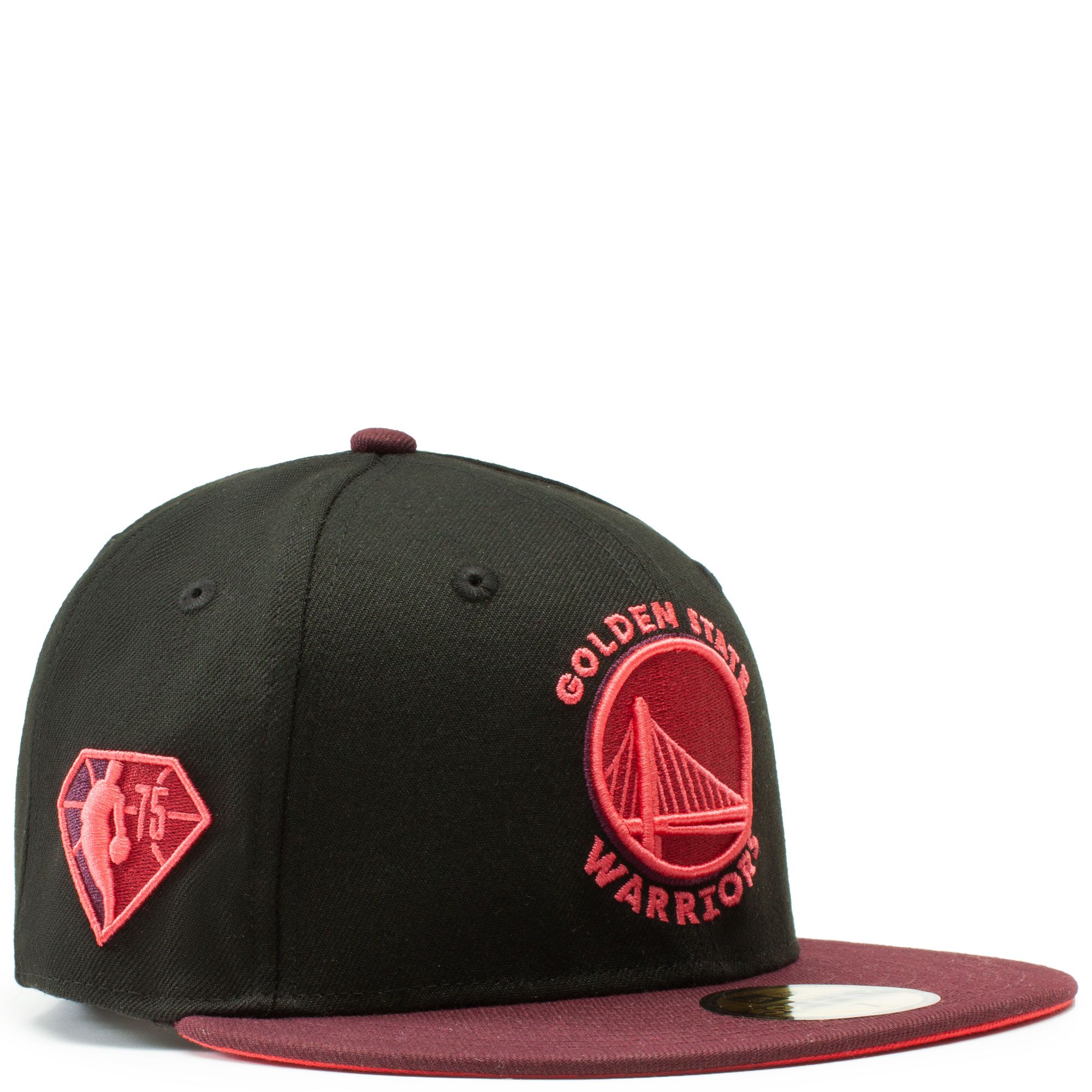 NEW ERA CAPS Golden State Warriors NBA 75th Anniversary 59Fifty Fitted ...