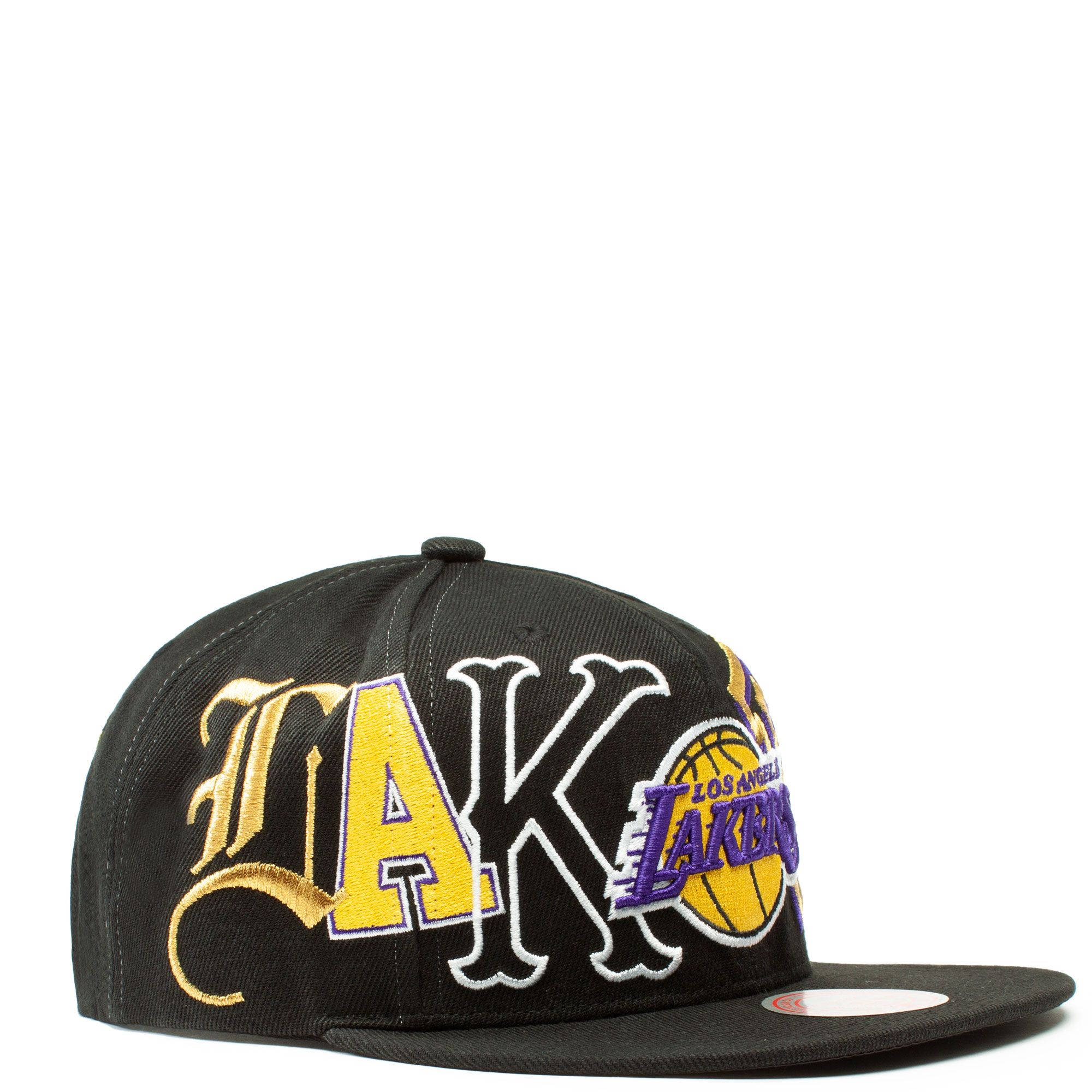 MITCHELL AND NESS Los Angeles Lakers Hype Type Snapback HHSS3180 ...