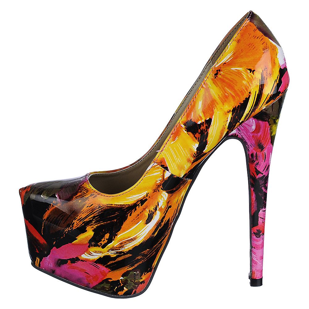 SHIEKH Skyhigh High Heel Shoe ELLE133/RED - Shiekh