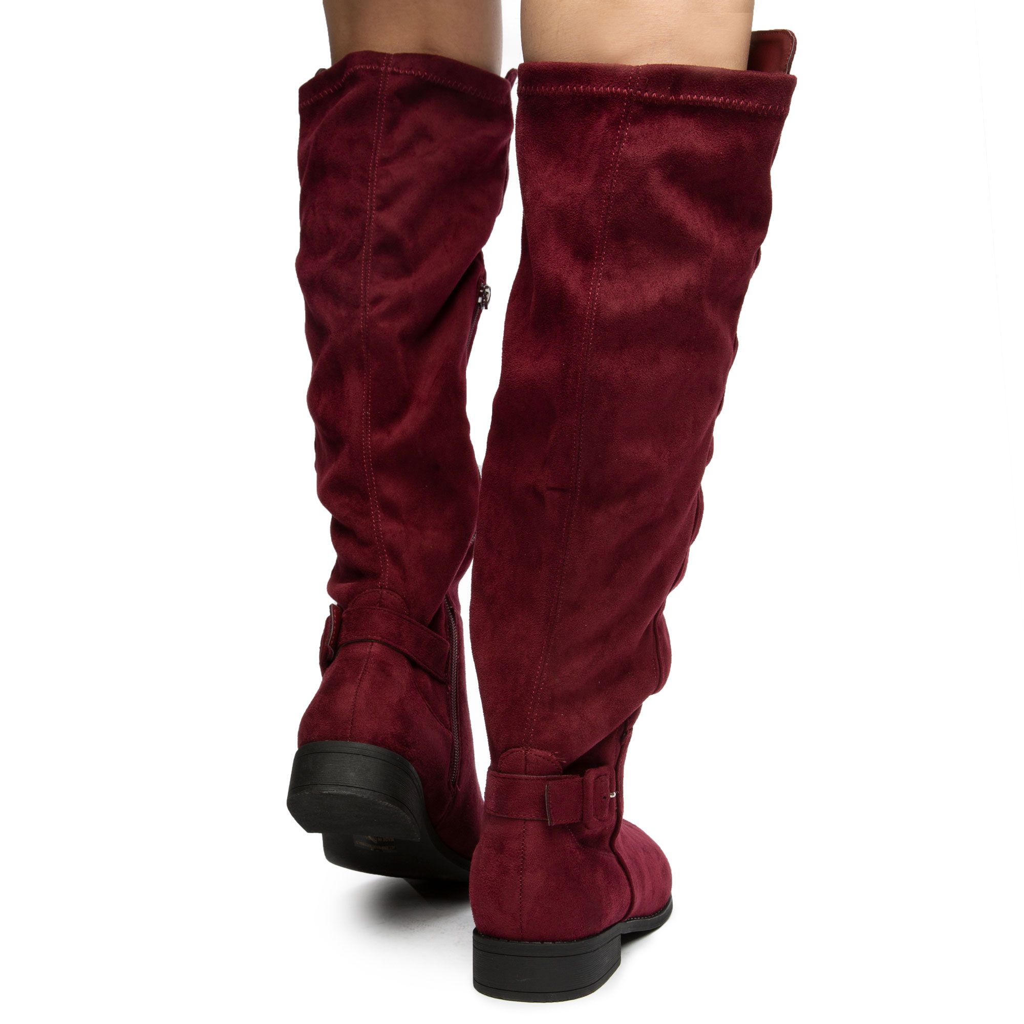 LEGEND FOOTWEAR INC Oksana-171 Knee-High Boots OKSANA-171A-BURG - Shiekh