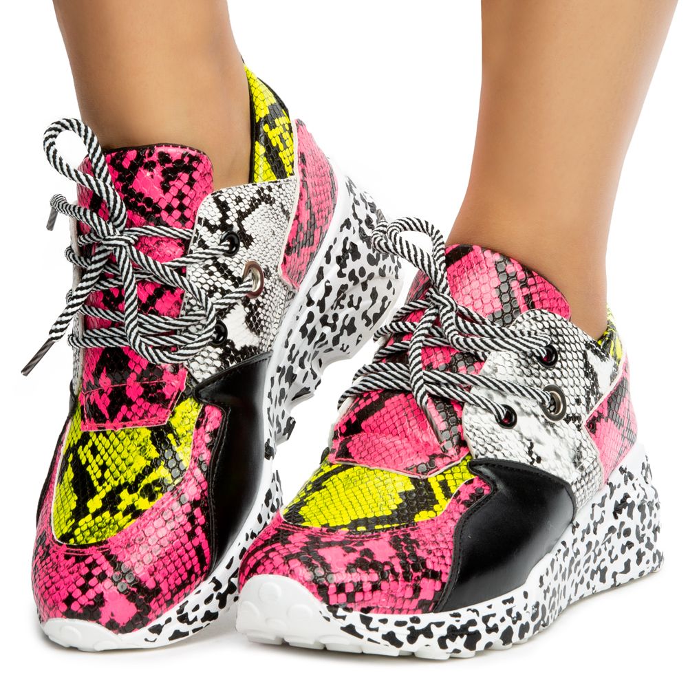 YOKI SHOES Kita Platform Sneakers KITA-PNK - Shiekh