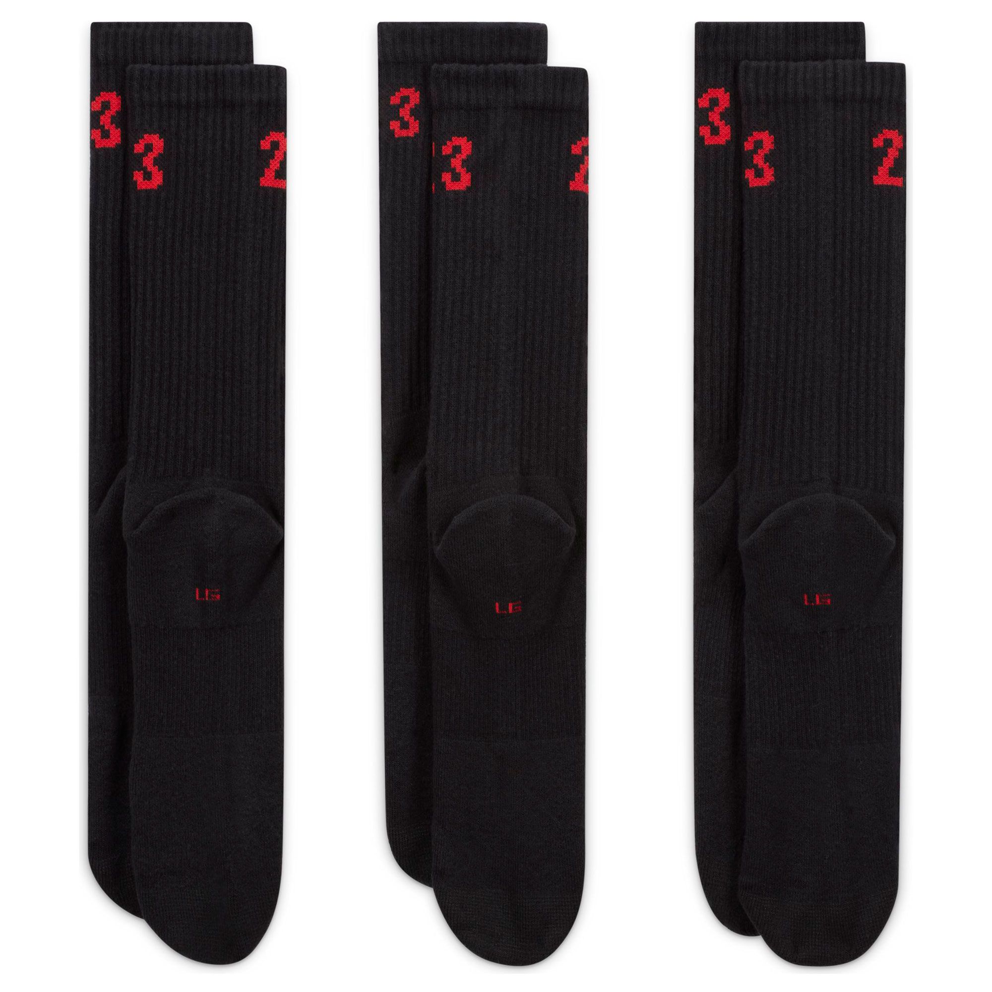 JORDAN Essentials Crew Socks (3 Pairs) DA5718 011 - Shiekh