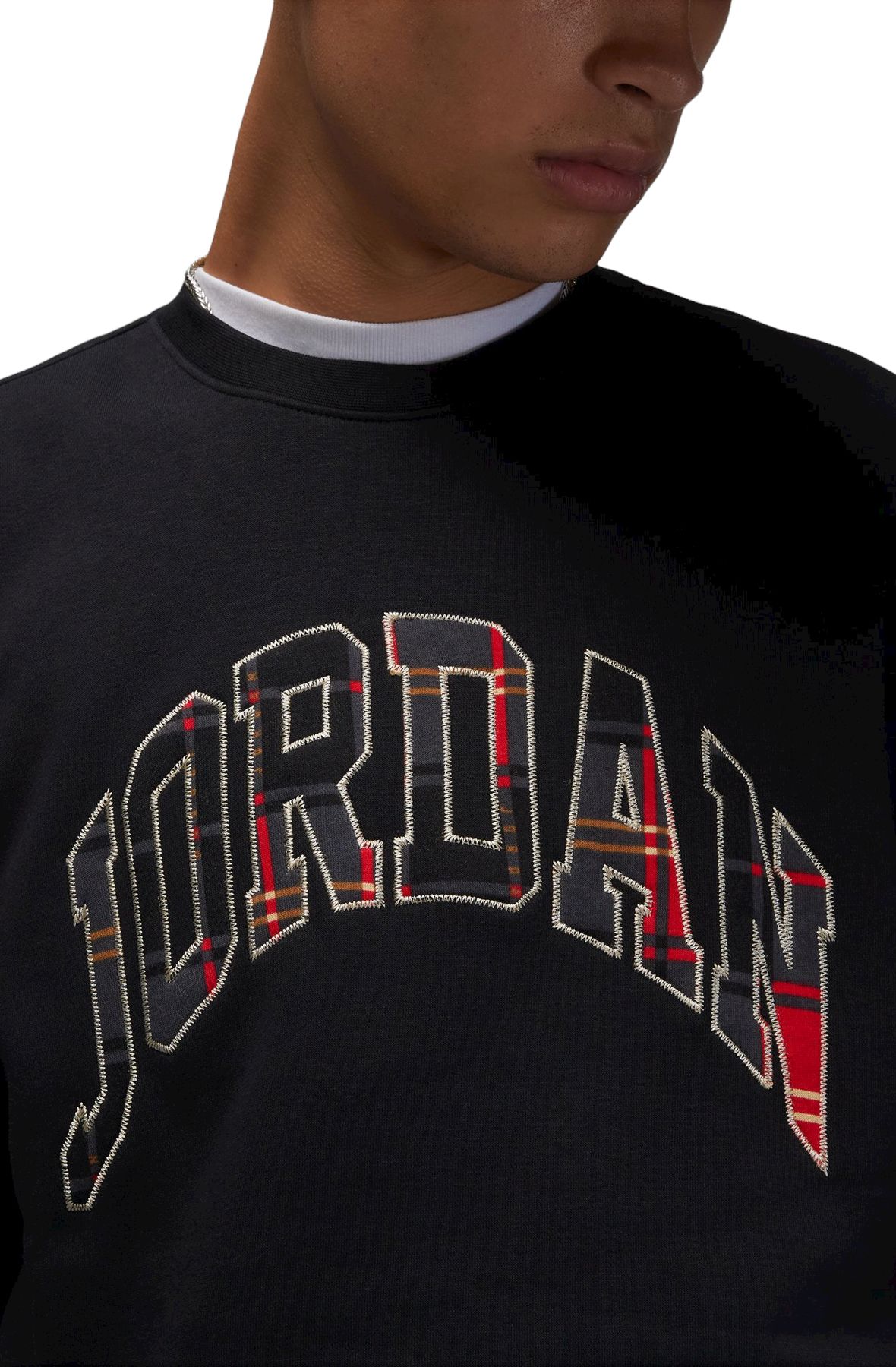 JORDAN Essential Holiday Fleece Crew DV1574 010 - Shiekh